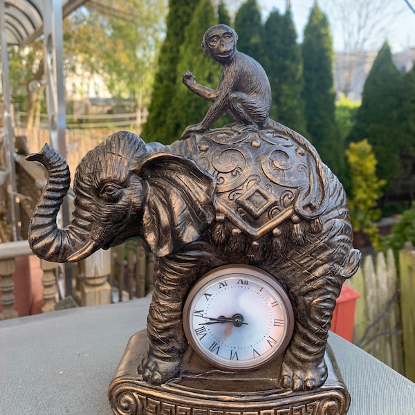 Elephant Clock - Etsy