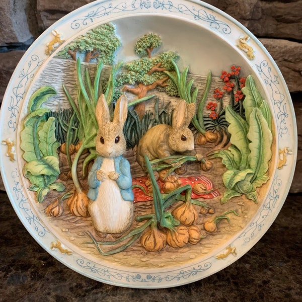 Rabbit Plate - Etsy