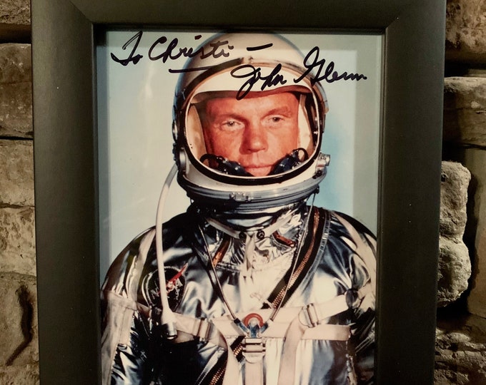 Autographed John Glenn NASA Astronaut. 5x7inch Framed Photo - Etsy