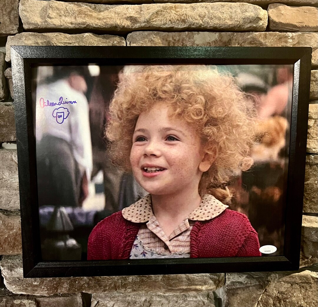Autographed Aileen Quinn Annie 11x14inch Framed Photo With JSA - Etsy