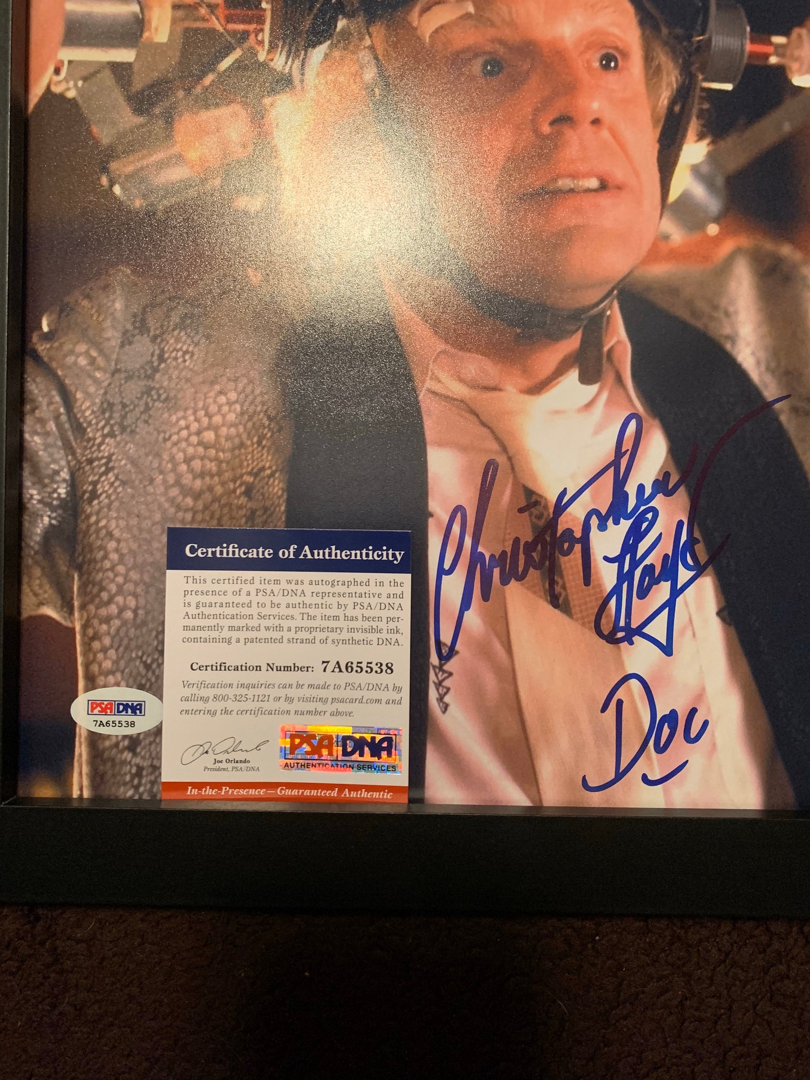 Autographed Christopher Lloyd Back To The Future 11x14inch | Etsy