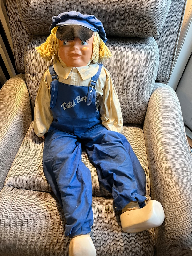 Rare Huge 1948 Dutch Boy Paint Mascot Doll Display 40 Tall - Etsy