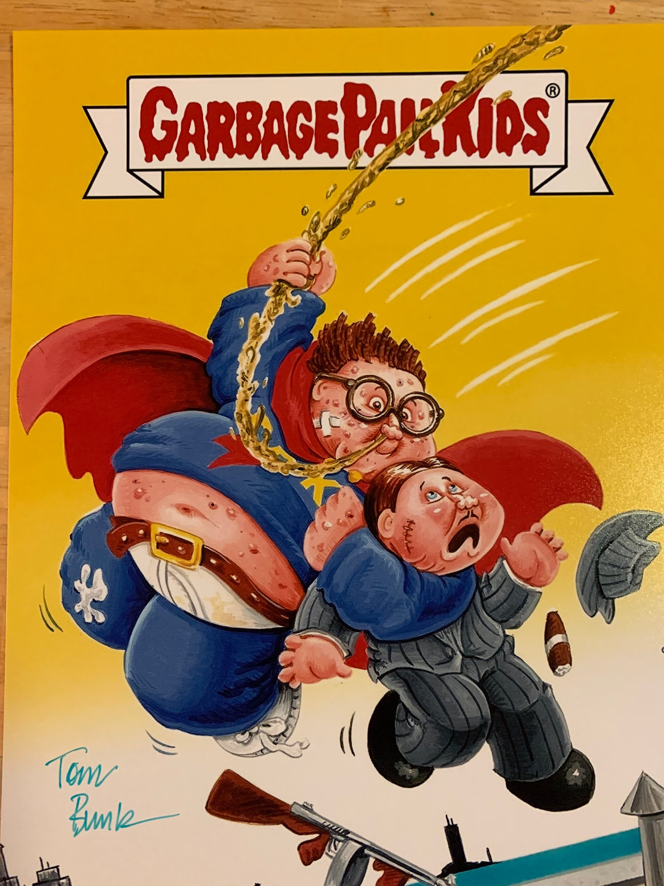 Autographed Tom Bunk Garbage Pail Kids Creator.8x10inch Framed - Etsy