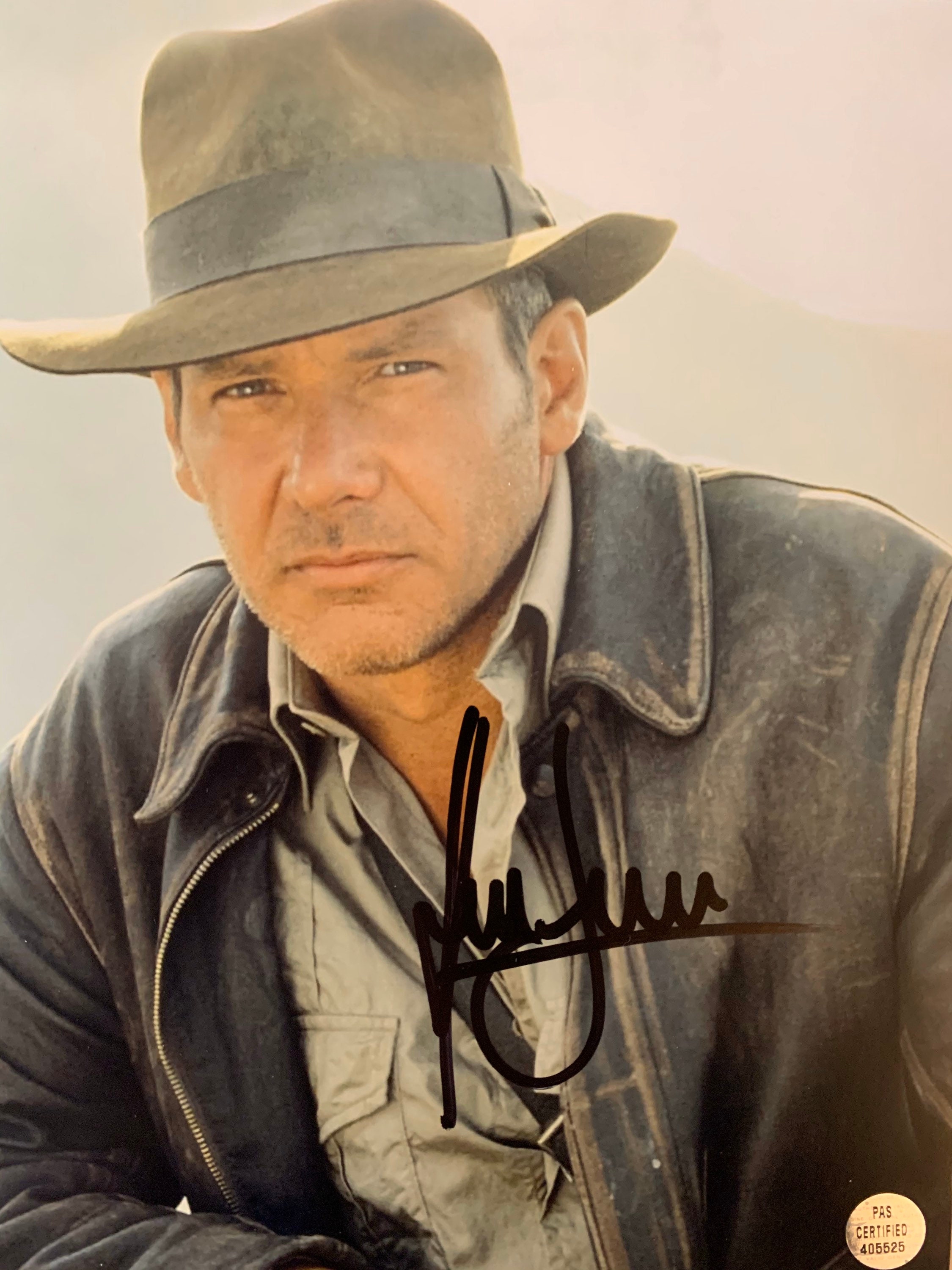 Autographed Harrison Ford Indiana Jones 8x10inch Framed Photo | Etsy