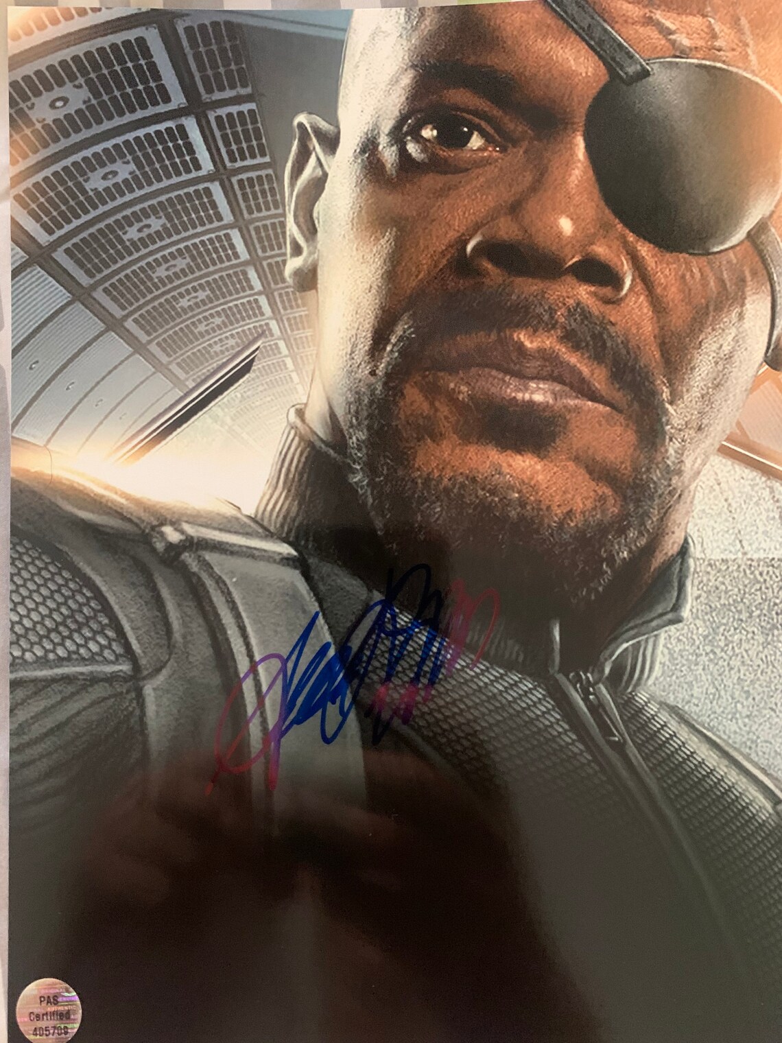 Autographed Samuel L Jackson Nick Fury Marvel. 8x10inch Framed - Etsy