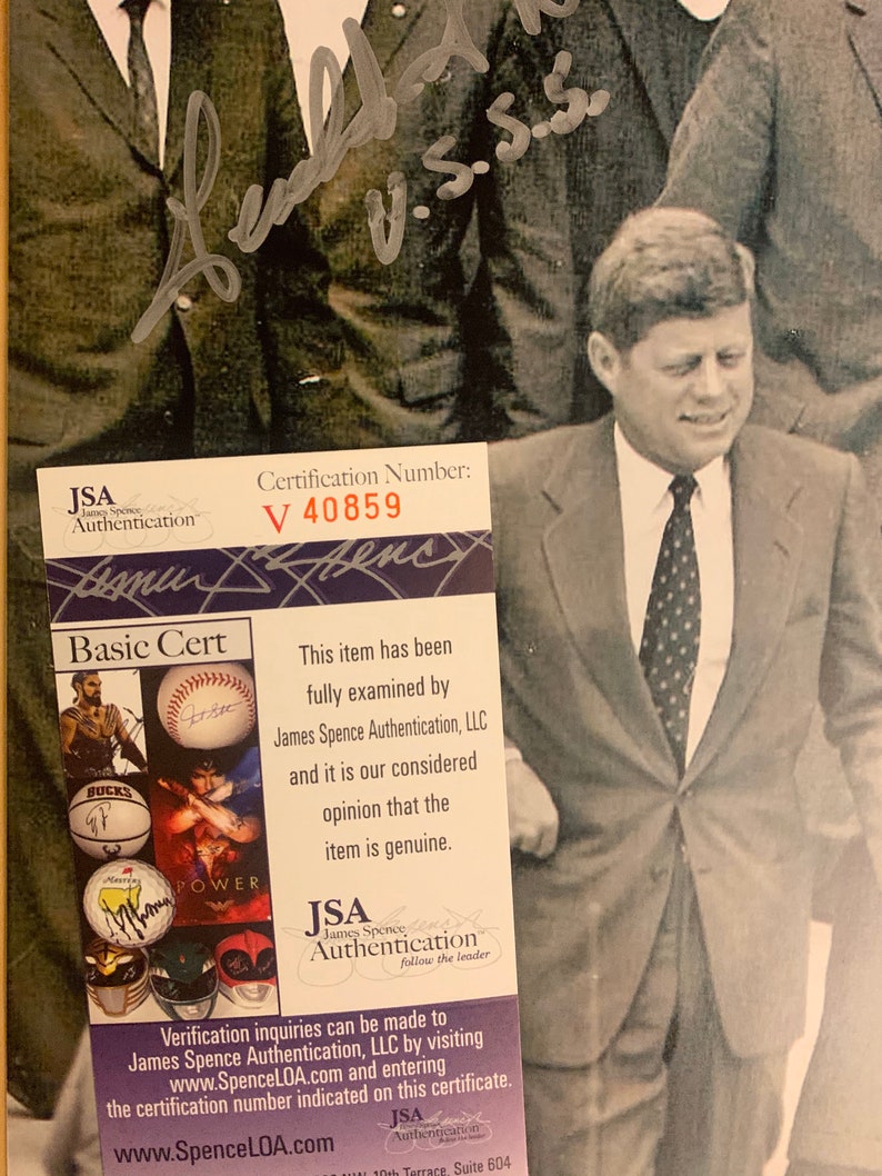 Autographed Gerald Blain Secret Service Agent During JFK | Etsy