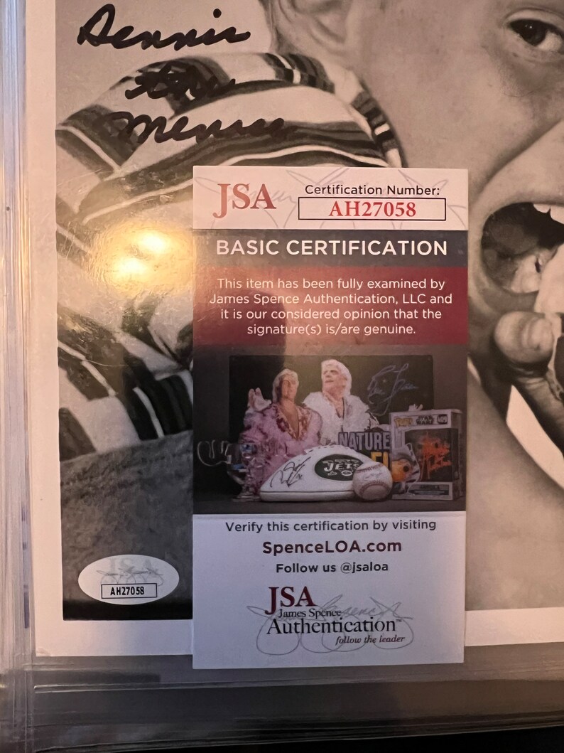 Autographed Jay North Dennis the Menace. 8X10INCH Framed Photo - Etsy