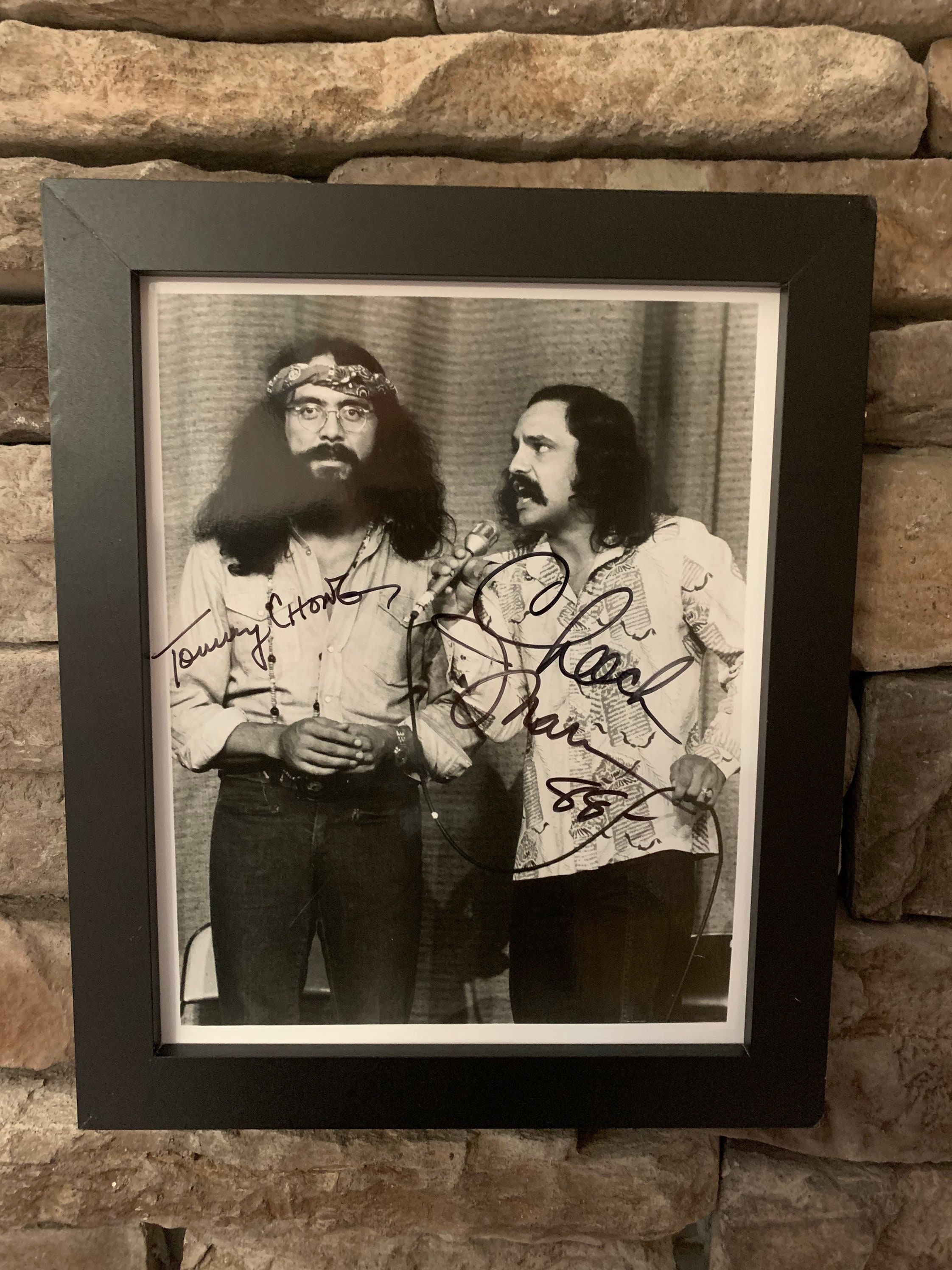 Autographed Cheech and Chong 8x10inch Framed Photo With Coa - Etsy