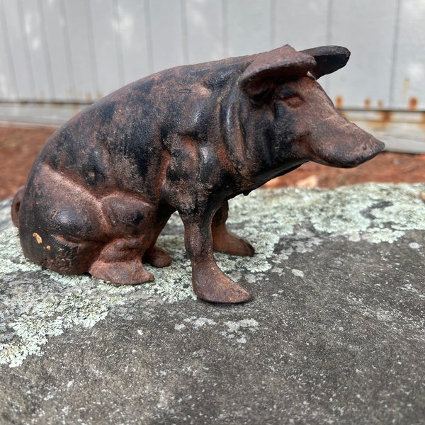 Cast Iron Pig - Etsy