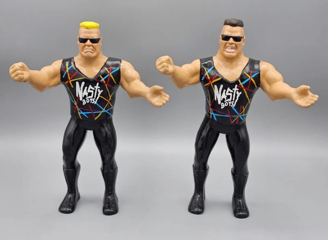 Vintage the Nasty Boys Brian Knobbs and Jerry Sags WWF LJN - Etsy