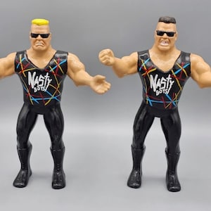 Vintage the Nasty Boys Brian Knobbs and Jerry Sags WWF LJN - Etsy