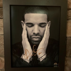 Autographed Drake 8x10inch framed photo with coa | Etsy