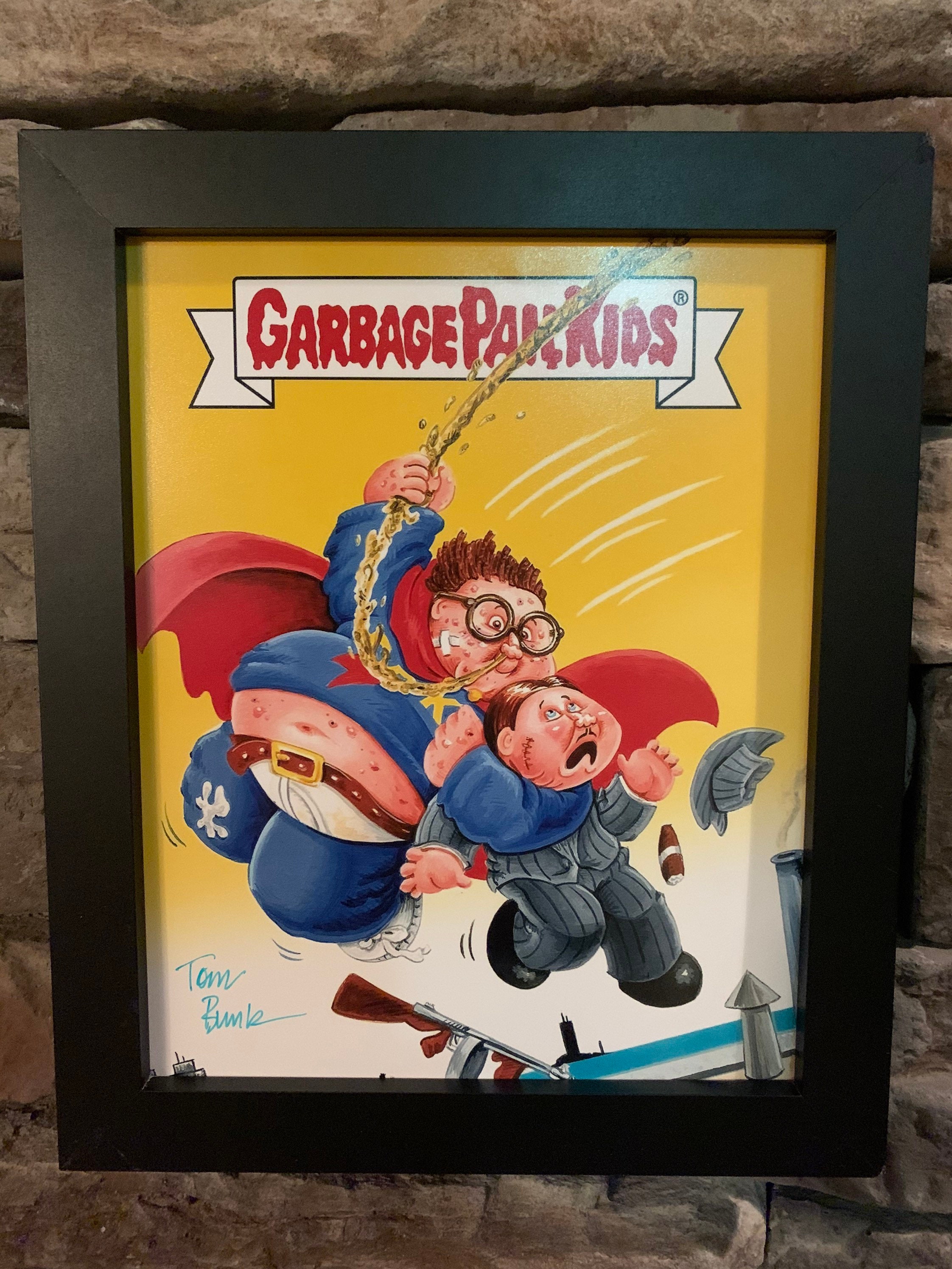 Autographed Tom Bunk Garbage Pail Kids Creator.8x10inch Framed - Etsy