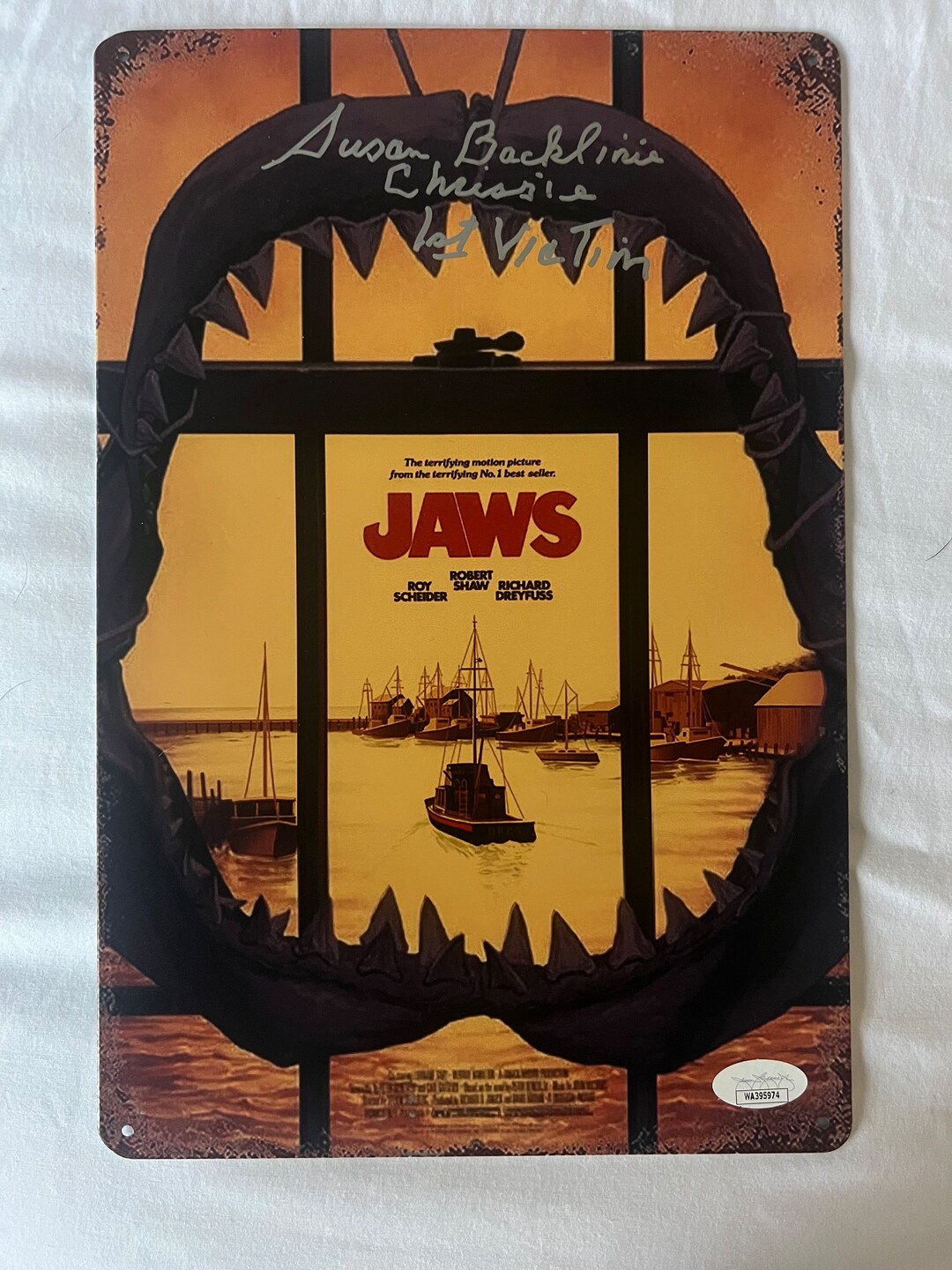 Autographed Jaws First Victim chrissy Susan Backlinie 8x12 - Etsy