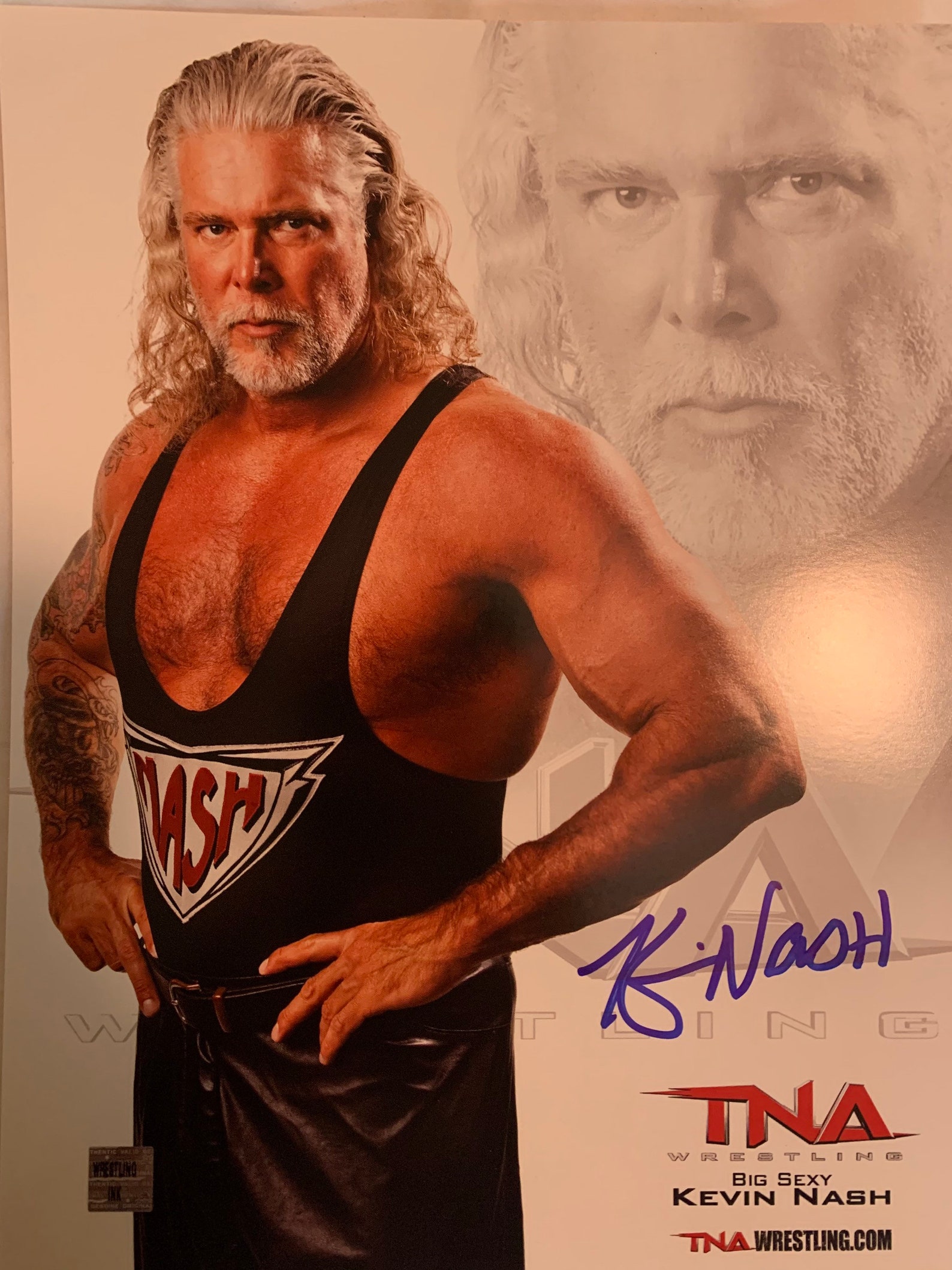 Autographed Kevin Nash Diesel 8x10inch framed Photo with COA | Etsy
