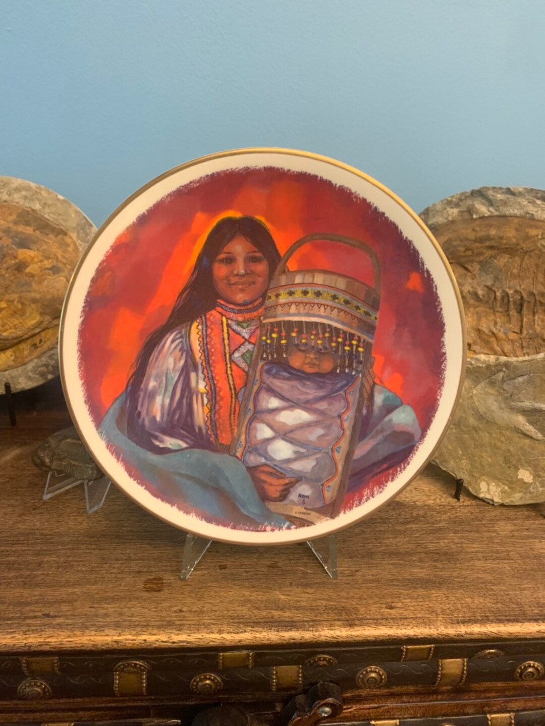 Mother and Child of the Apache People. by Rena Paradis - Etsy