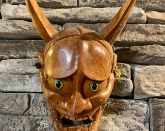 Carved Wood Devil - Etsy