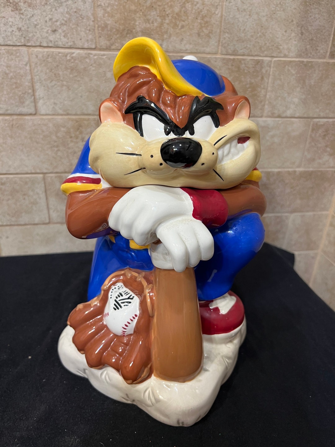 Vintage Looney Tunes WB Taz Batter up Everyday Gibson Cookie - Etsy