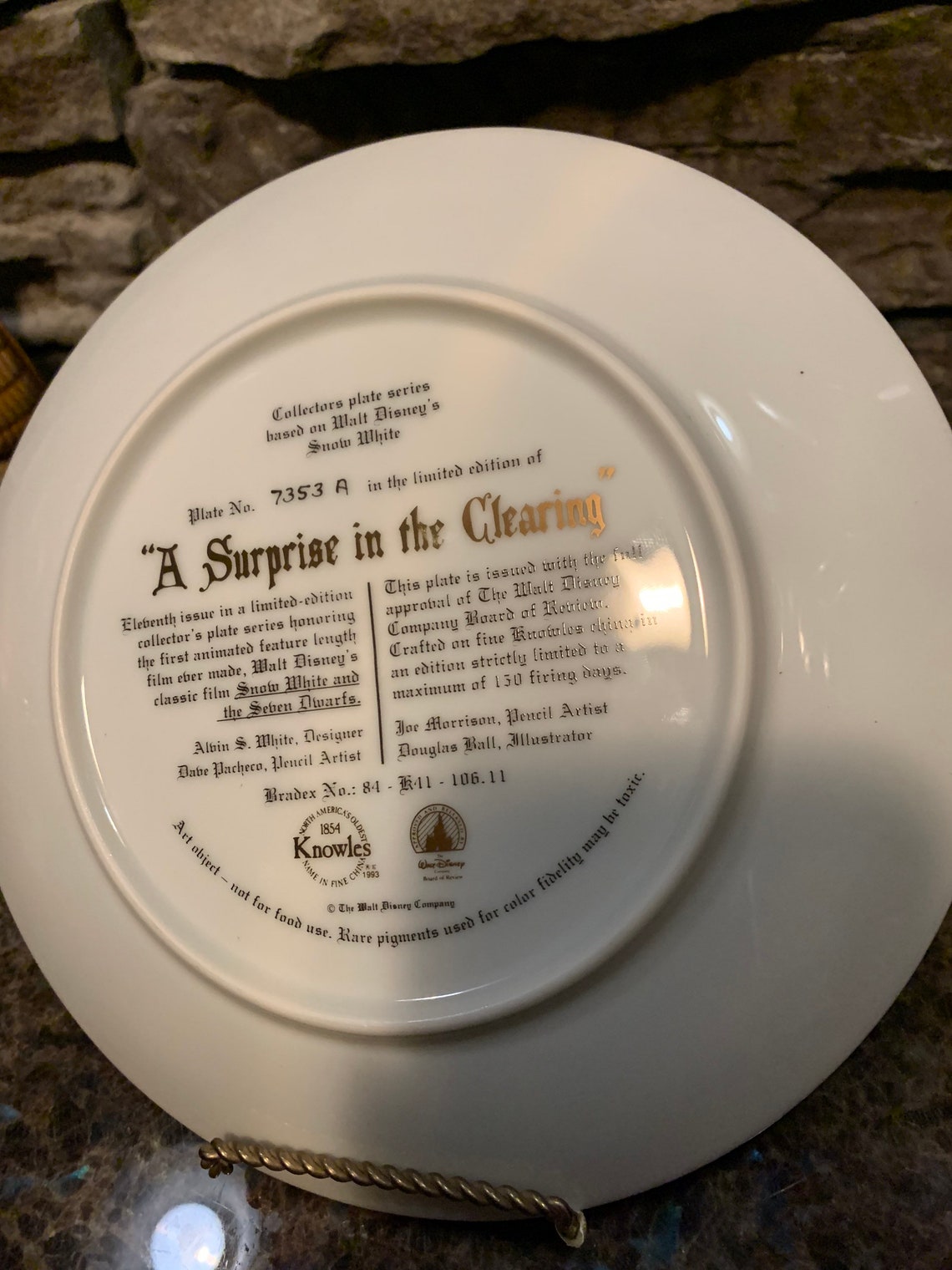 Disney/knowles Snow White A Surprise in the Clearing - Etsy