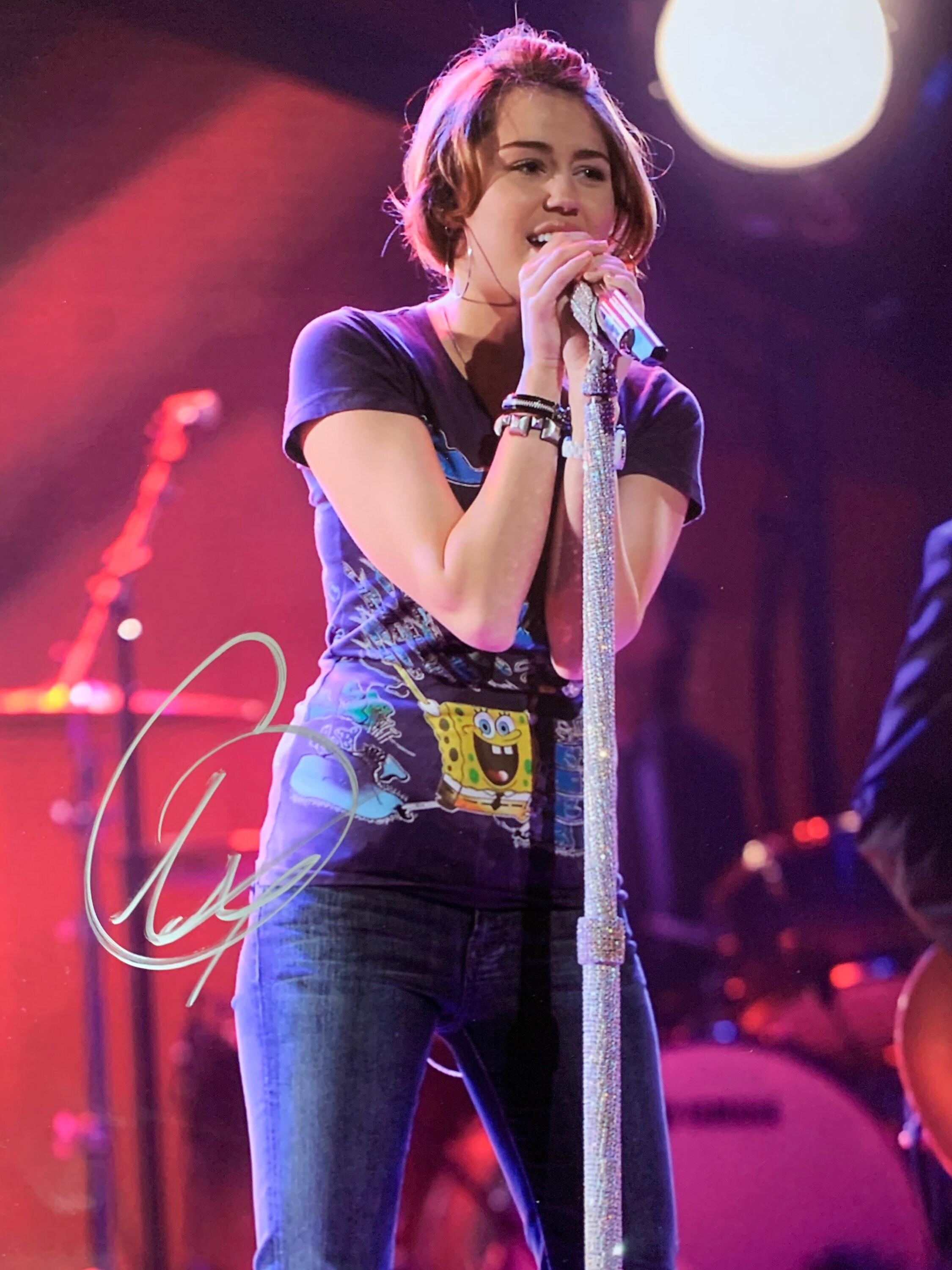 Autographed Miley Cyrus 8x10inch Framed Photo With COA. - Etsy