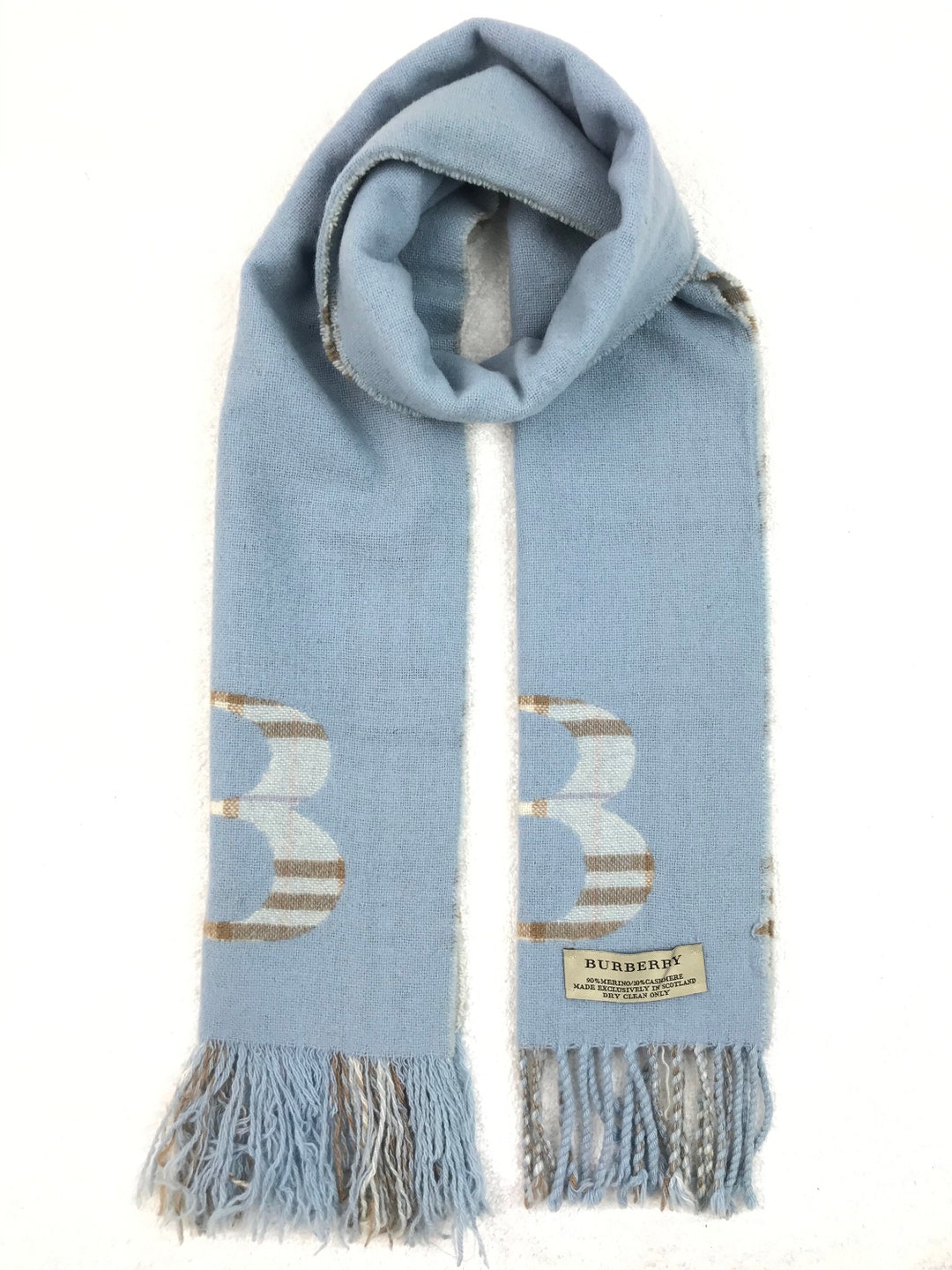 B1104 Vintage Authentic Burberry Scarf Burberry Muffler - Etsy
