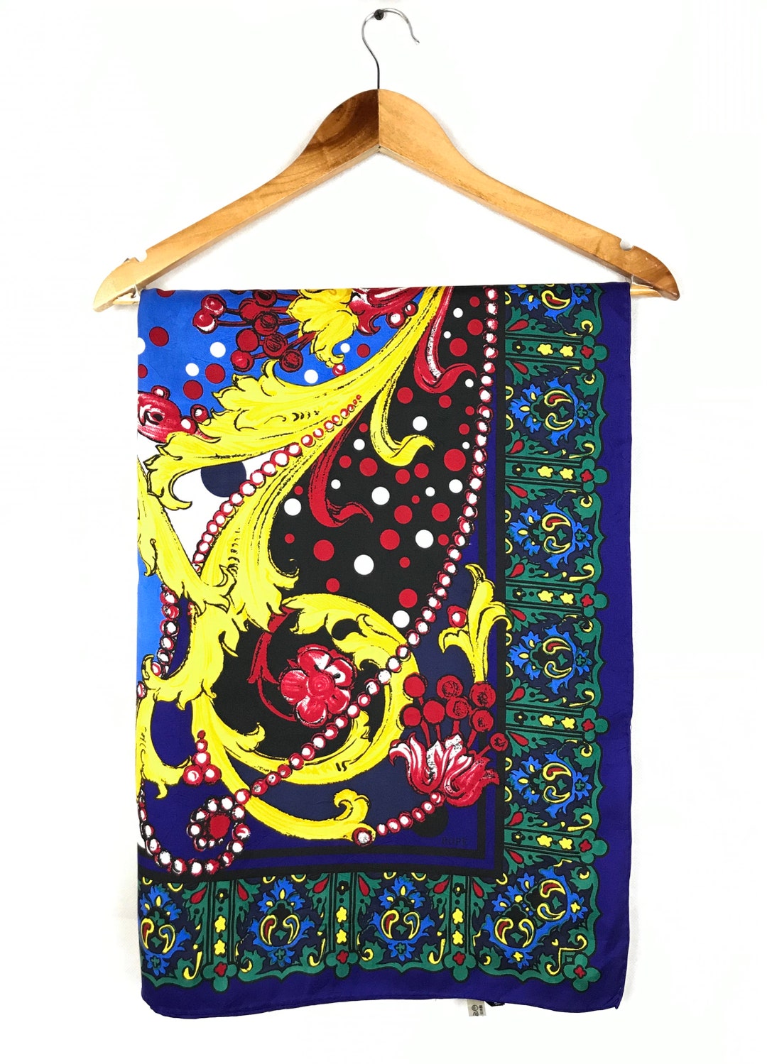 ROPE Scarf 35x34 Authentic Silk Scarves Silk Scarf Silk for Scarves ...