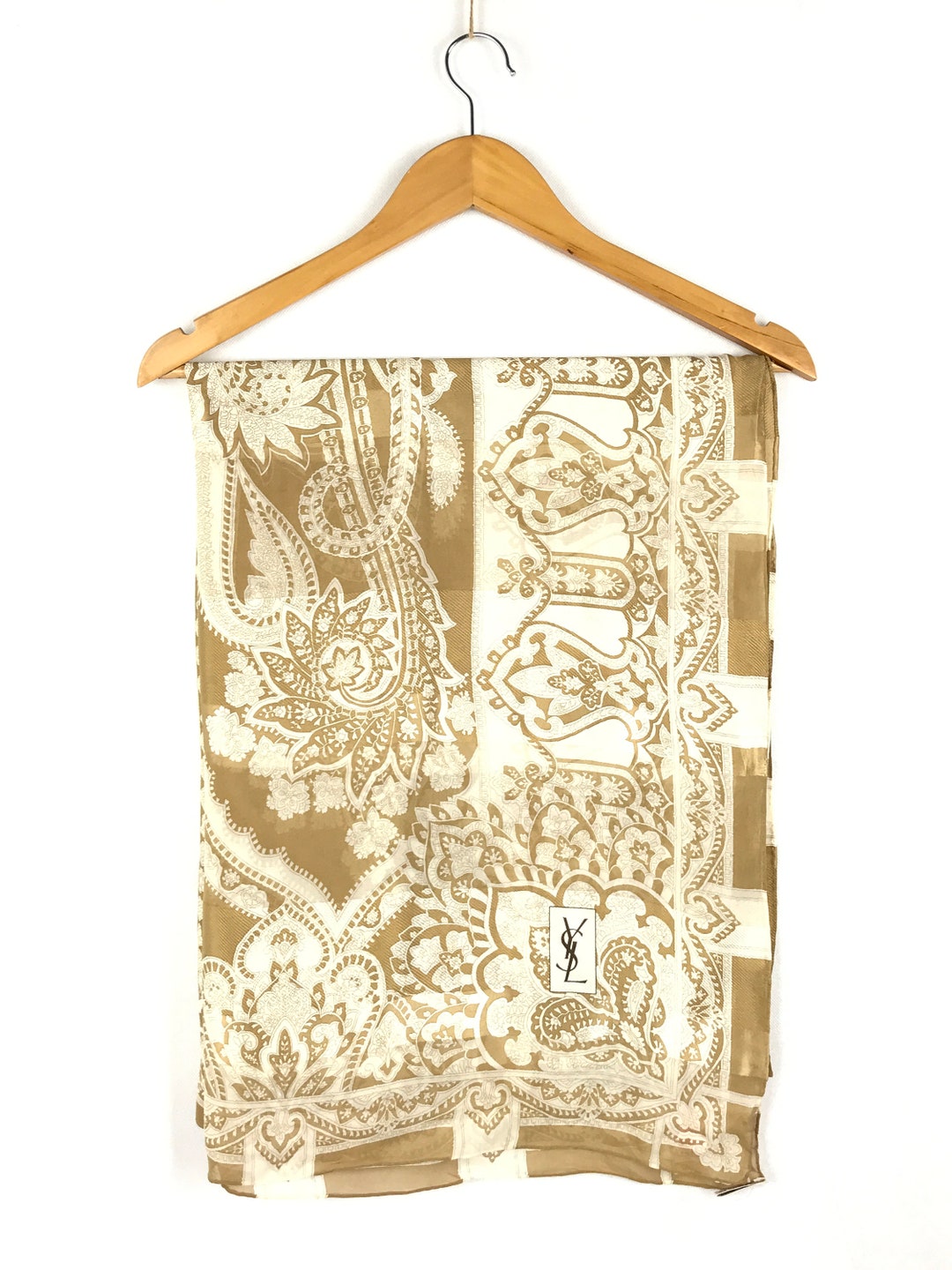 YSL Scarf 40.5x41.5 Authentic Silk Scarves Silk Scarf Silk for Scarves ...