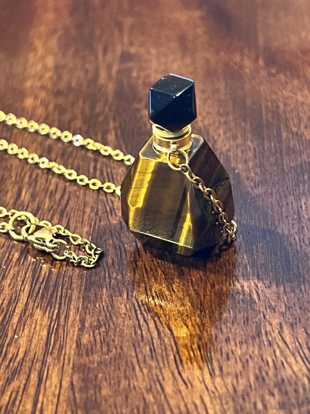 Gemstone Memorial Necklace, Pet Ashes, Crystal Ashes Keepsake, Natural ...