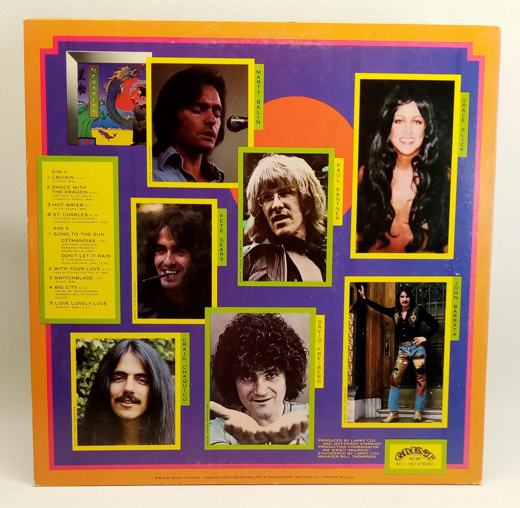 Jefferson Starship- Spitfire-1976 Grunt Records Vinyl LP BFL1-1557 - Etsy