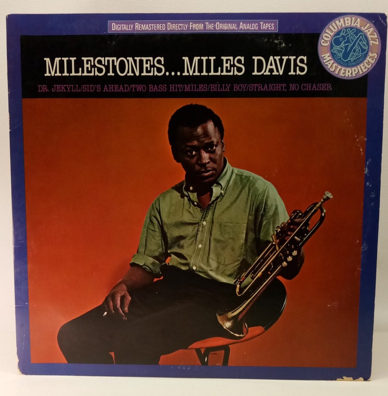 Milestones-miles Davis 1987 CBS Inc. Columbia Jazz Masterpieces Album ...