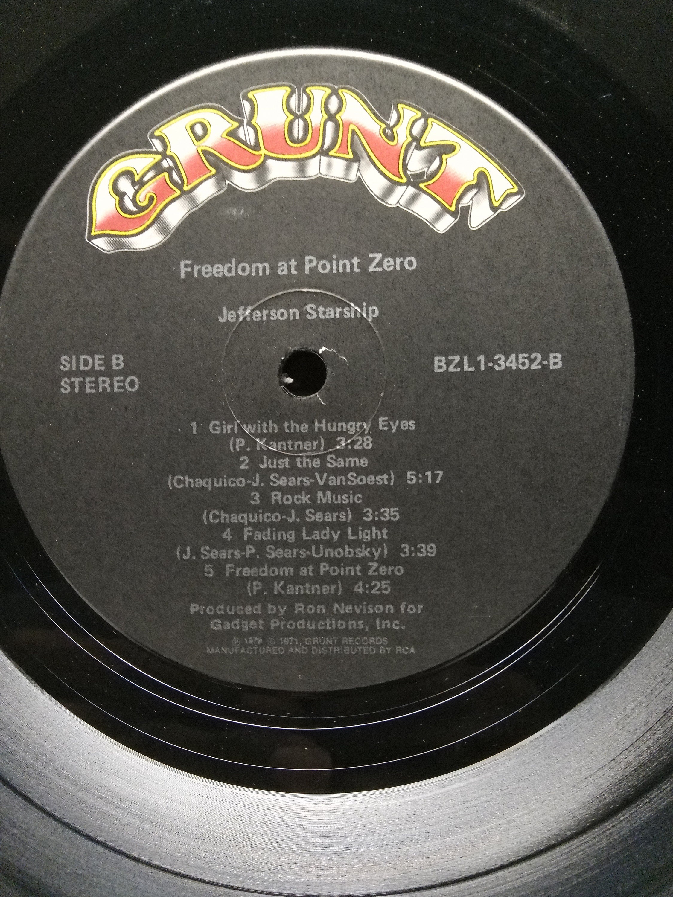 Jefferson Starship-freedom at Point Zero-1979 Grunt Records Vinyl LP ...