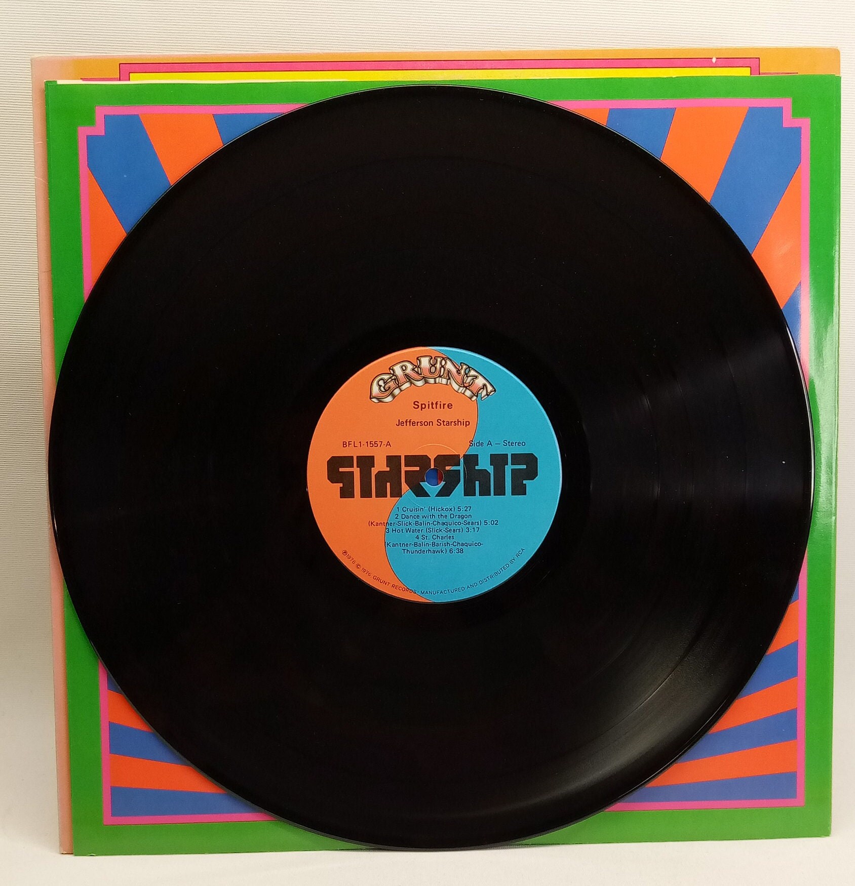 Jefferson Starship- Spitfire-1976 Grunt Records Vinyl LP BFL1-1557 - Etsy