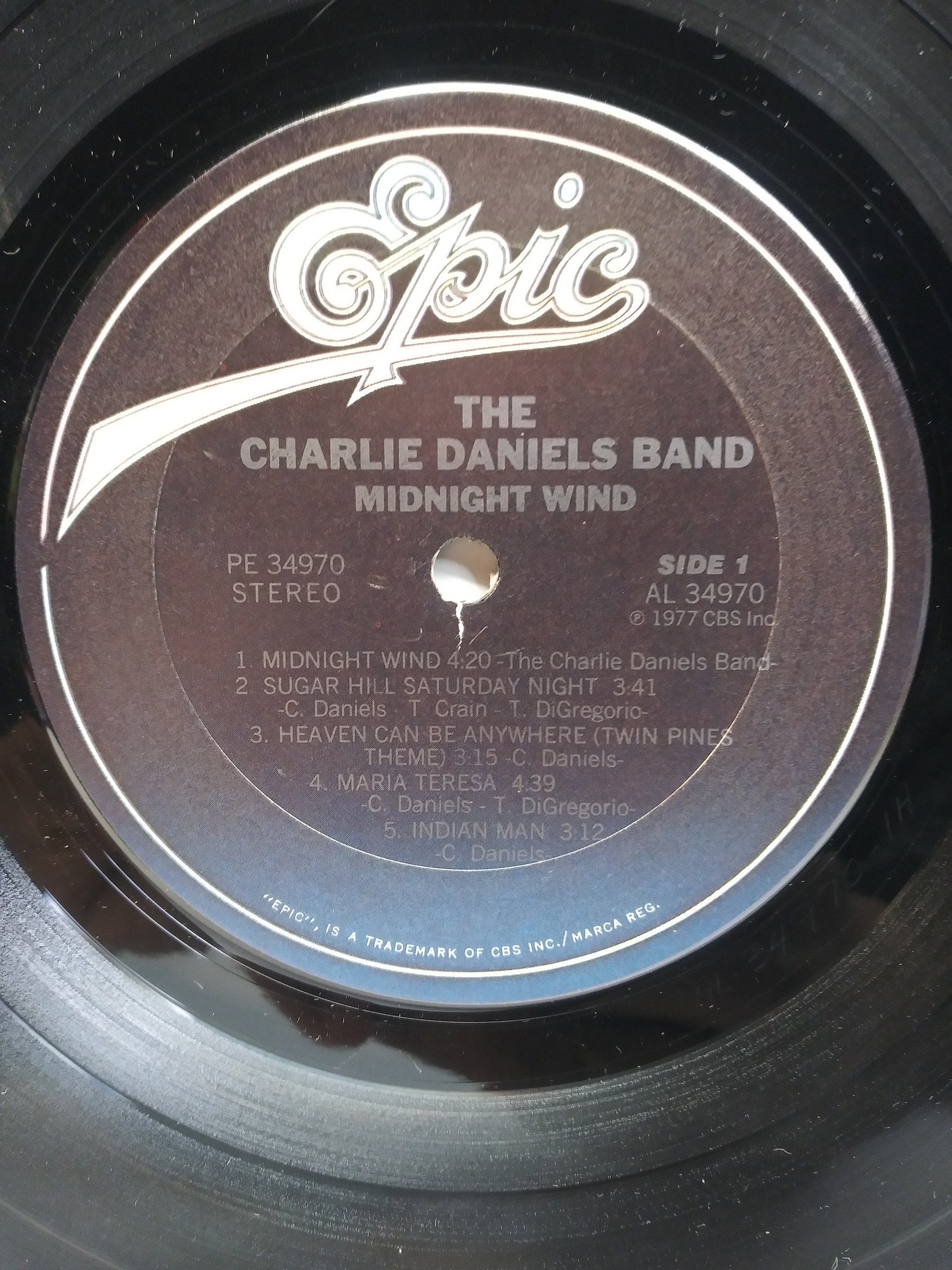 The Charlie Daniels Band-Midnight Wind-1977 Epic Records/CBS | Etsy