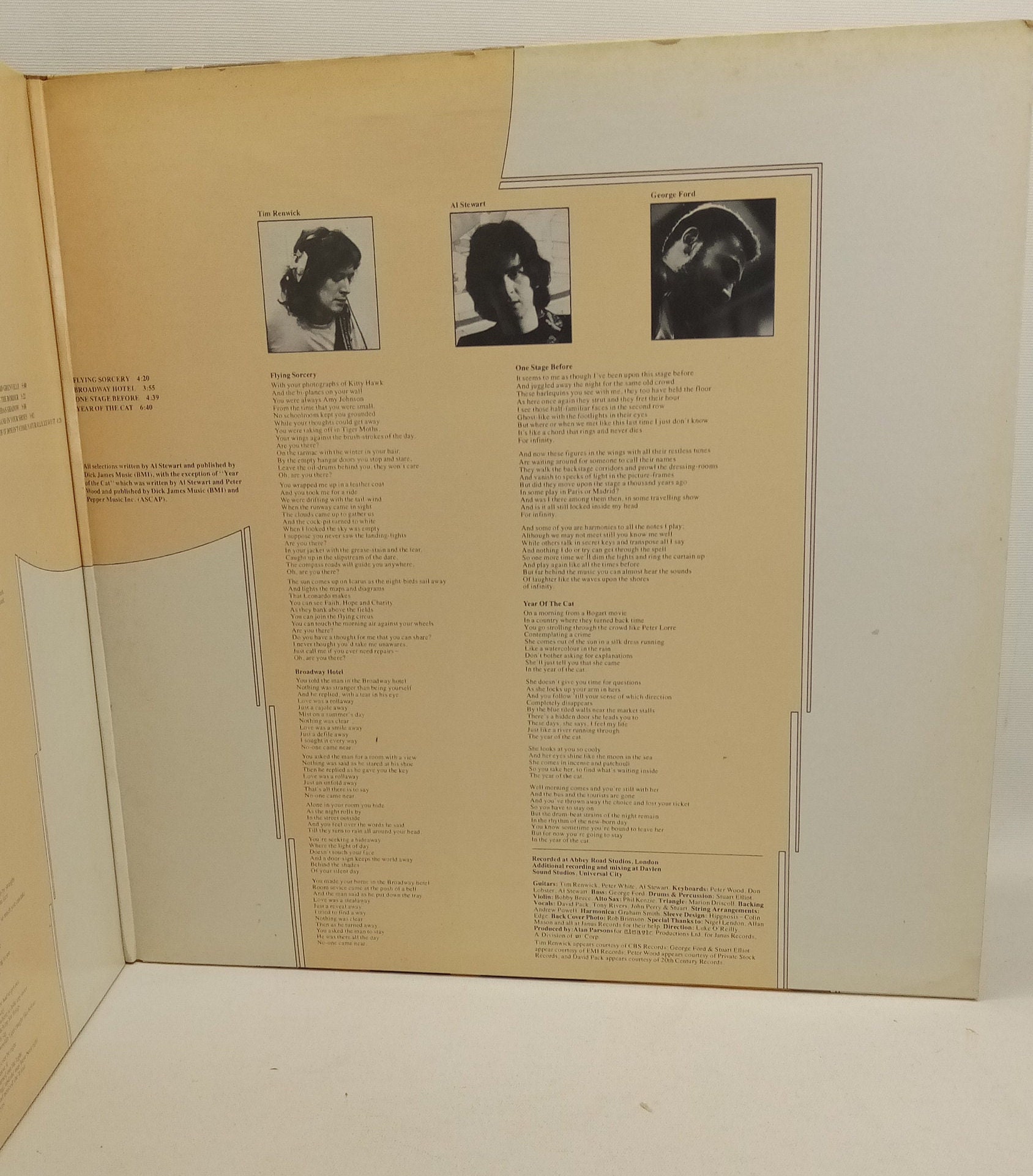 Al Stewart-year of the Cat-1976 Janus Records Vinyl LP JXS-7022 - Etsy