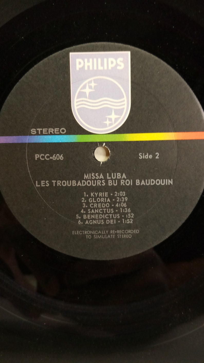Les Troubadours Du Roi Baudouin-missa Luba- 1965 Philips Records Vinyl ...