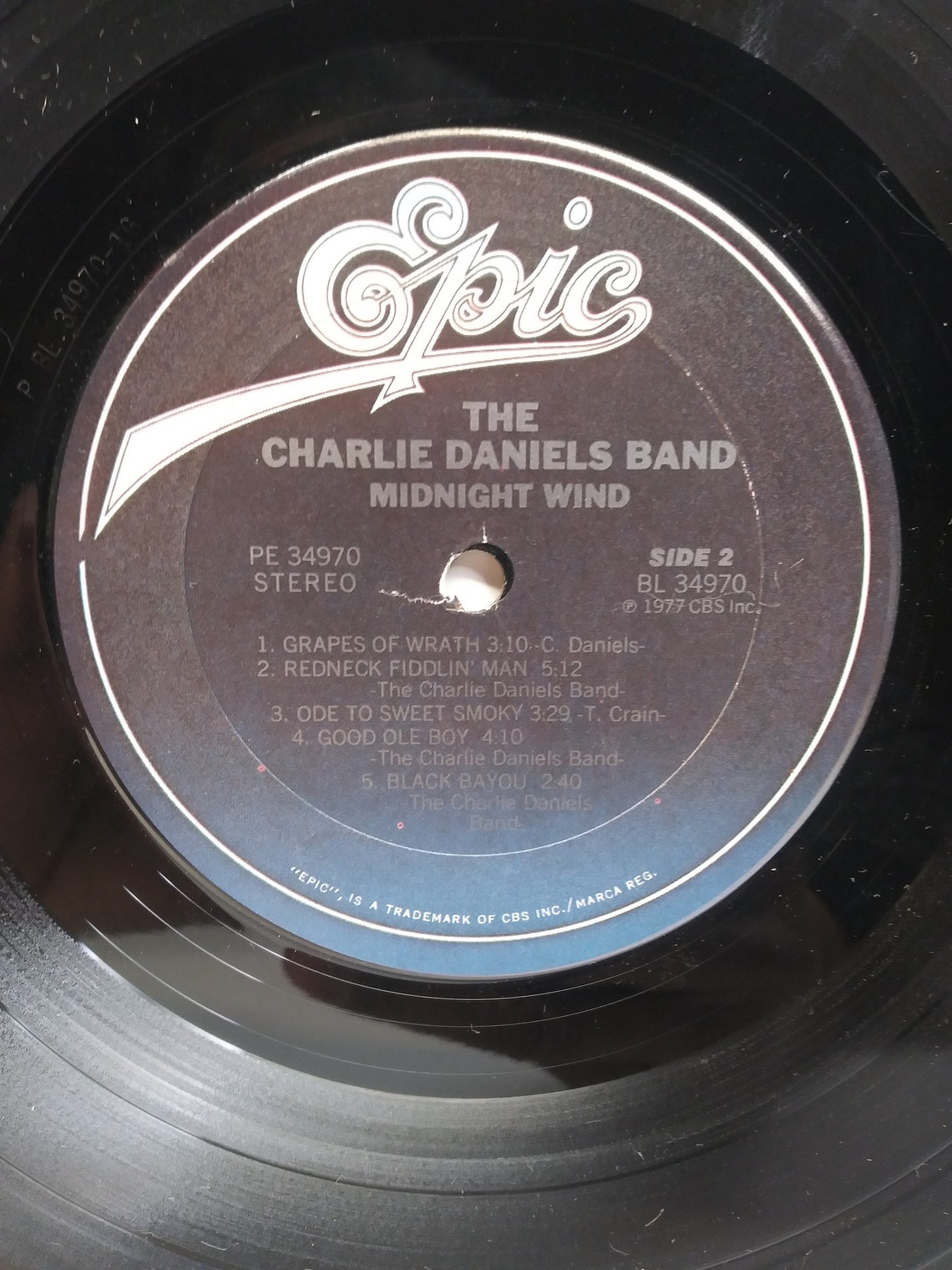 The Charlie Daniels Band-Midnight Wind-1977 Epic Records/CBS | Etsy