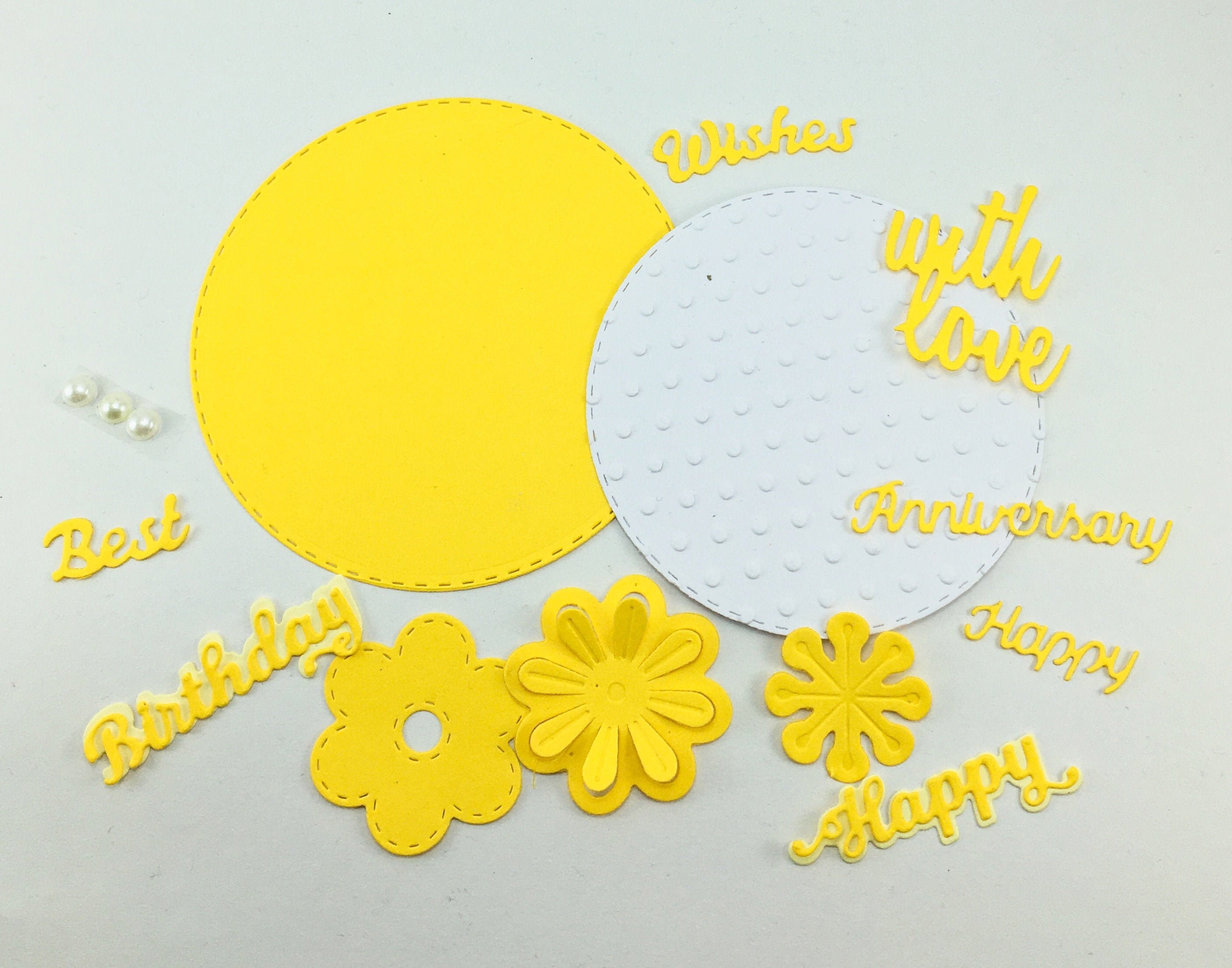 Card Making Kit DIY Wishes Card Kit Handmade Birthday - Etsy