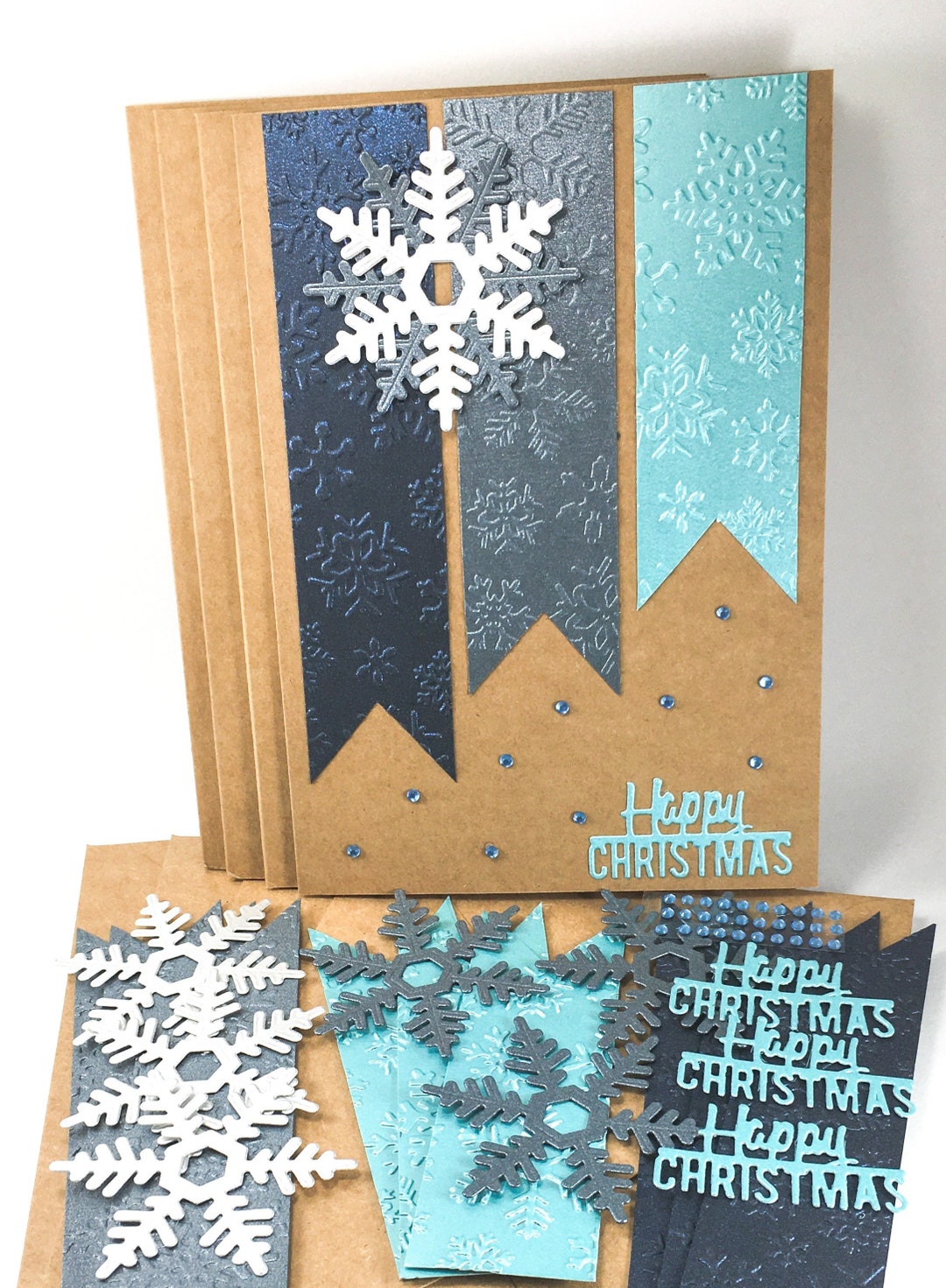 Christmas Card Kit, Handmade Card Kit, Xmas Card Kit, DIY Christmas ...