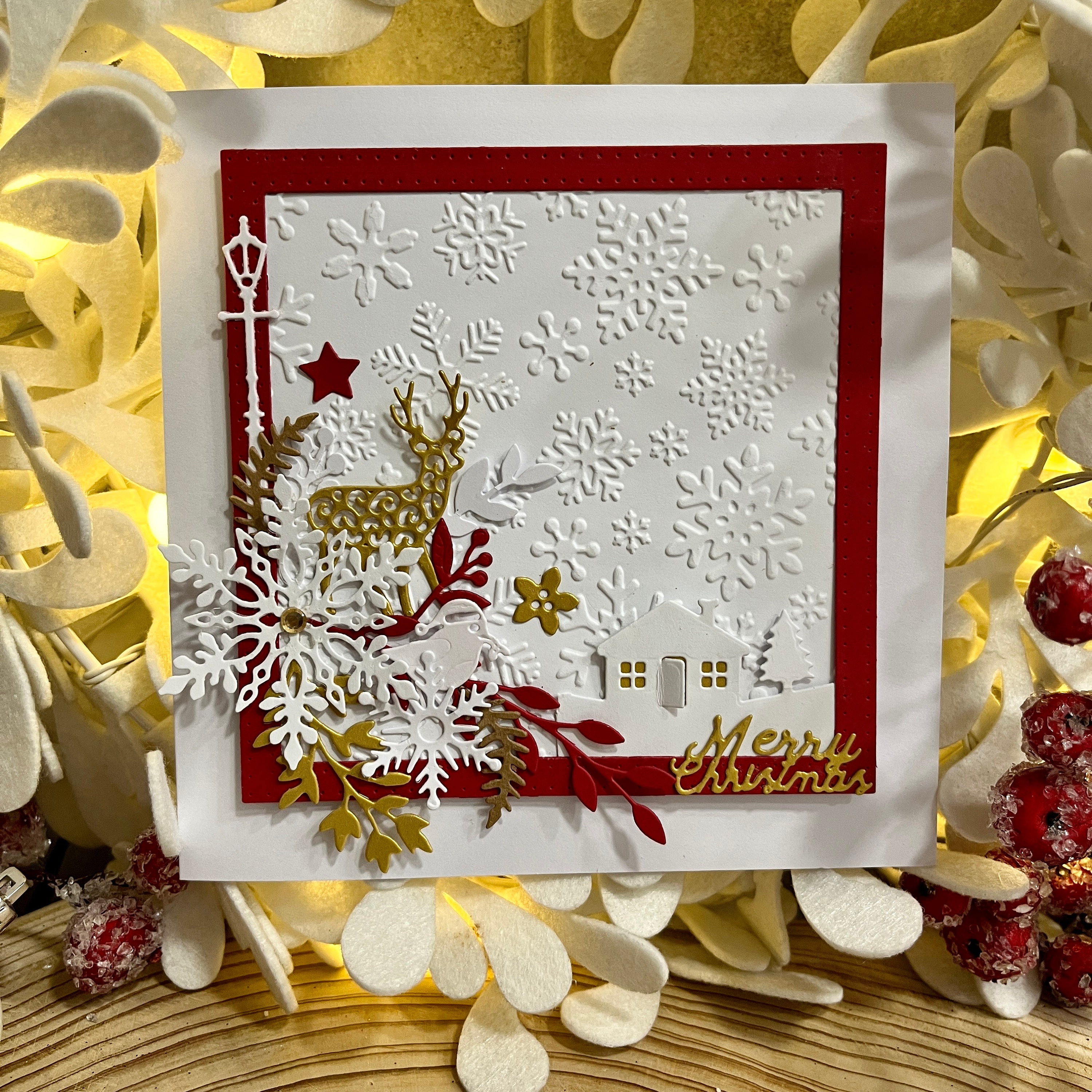 Luxury Christmas Card Making Kit - DIY Christmas Card Kit - Handmade ...