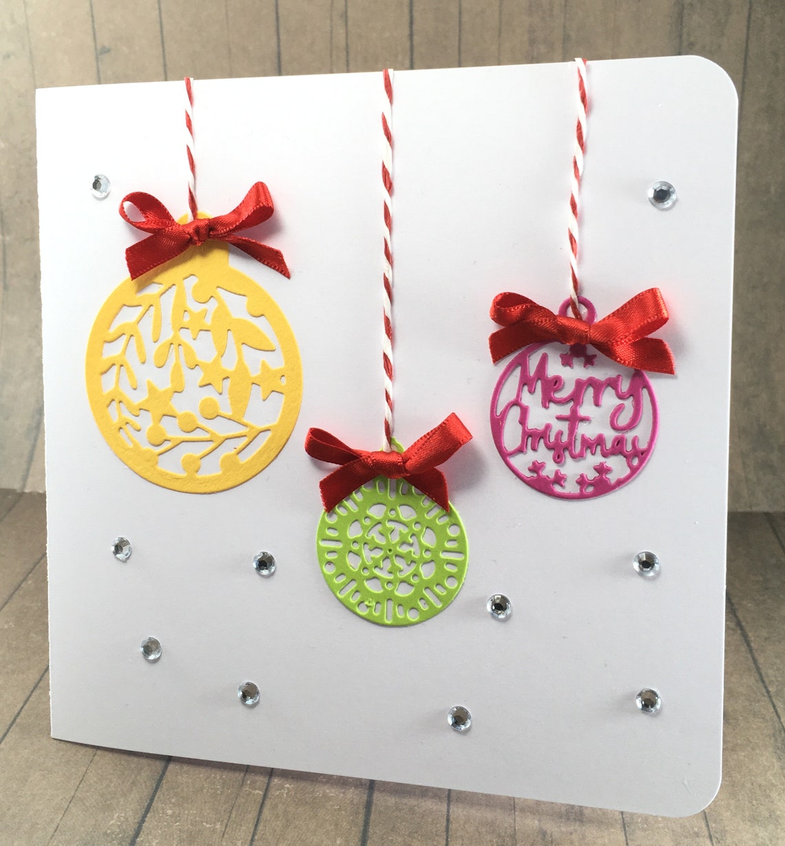 Christmas Card Kit Handmade Card Kit Xmas Card Kit DIY - Etsy UK