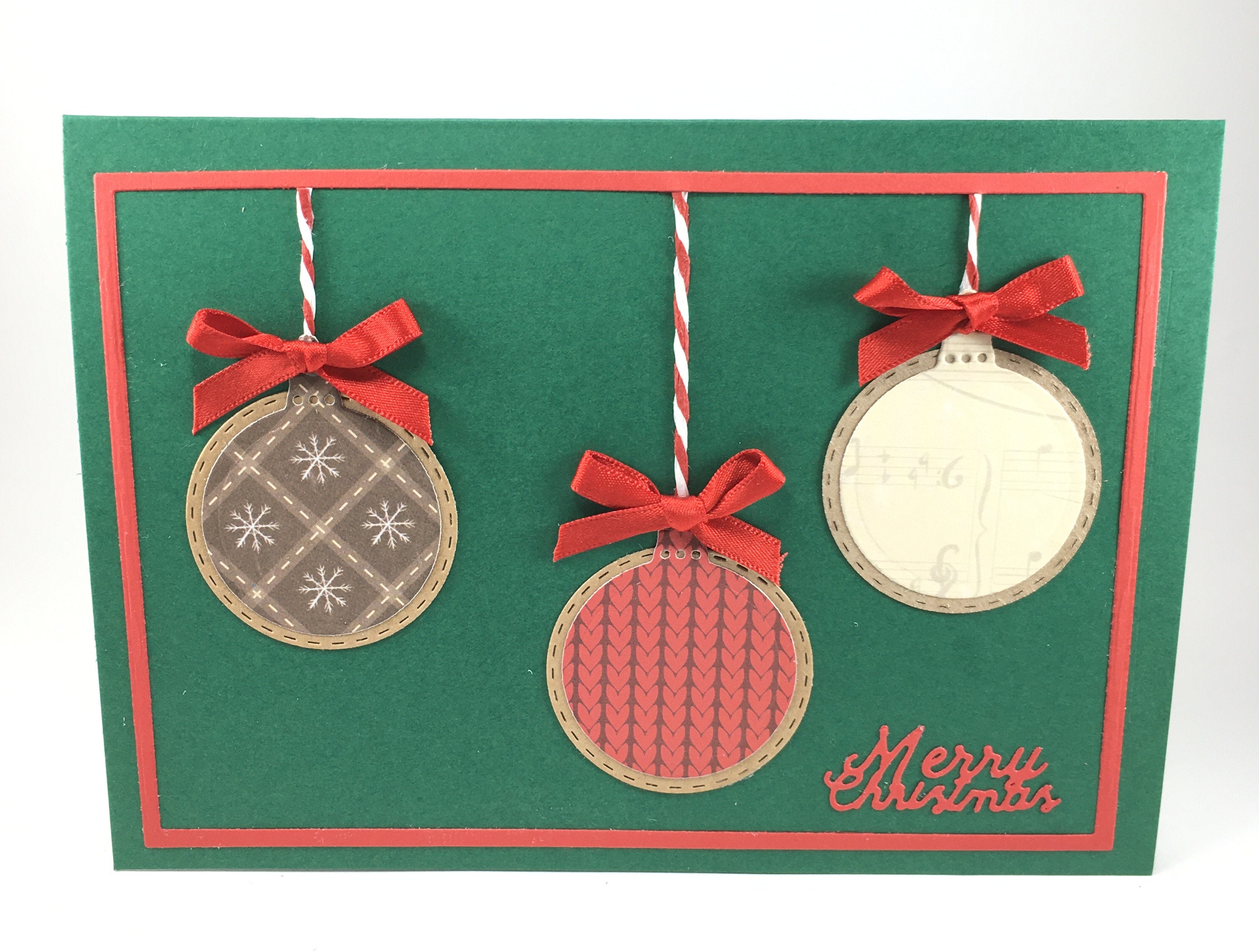 Christmas Card Making Kit DIY Christmas Card Kit Handmade - Etsy UK