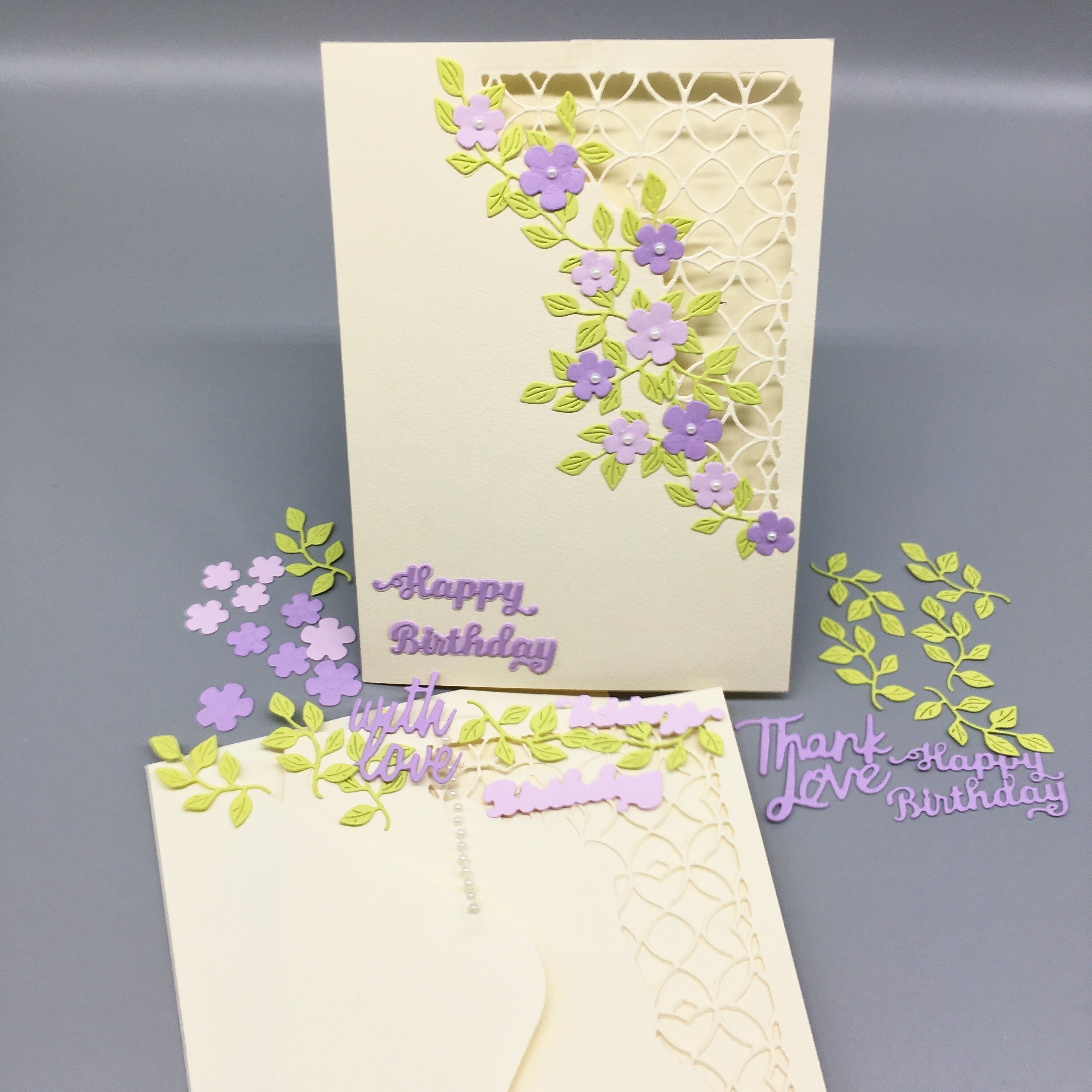 Birthday Card Making Kit Greeting DIY Card Kit Handmade - Etsy