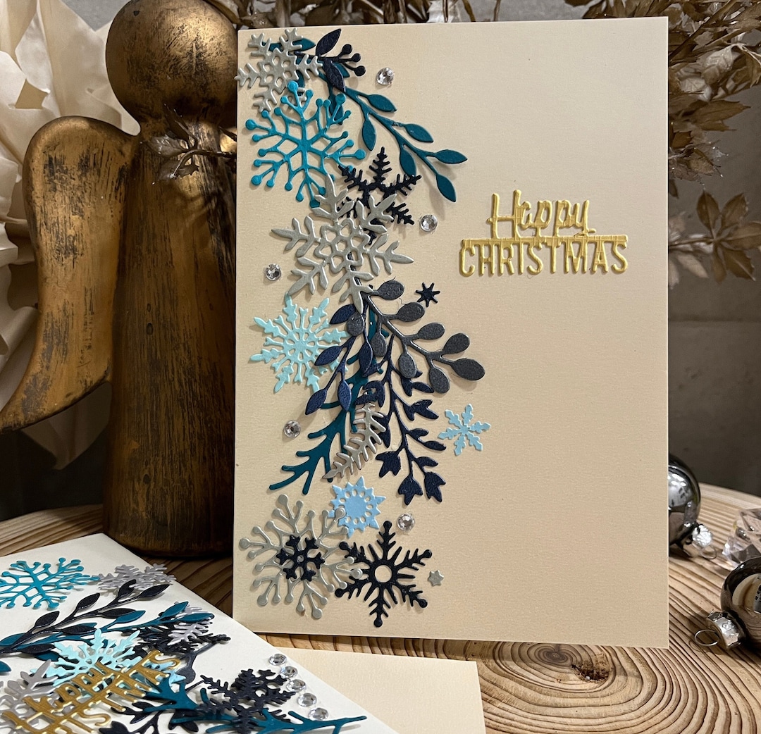 Luxury Christmas Card Making Kit - DIY Christmas Card Kit - Handmade ...