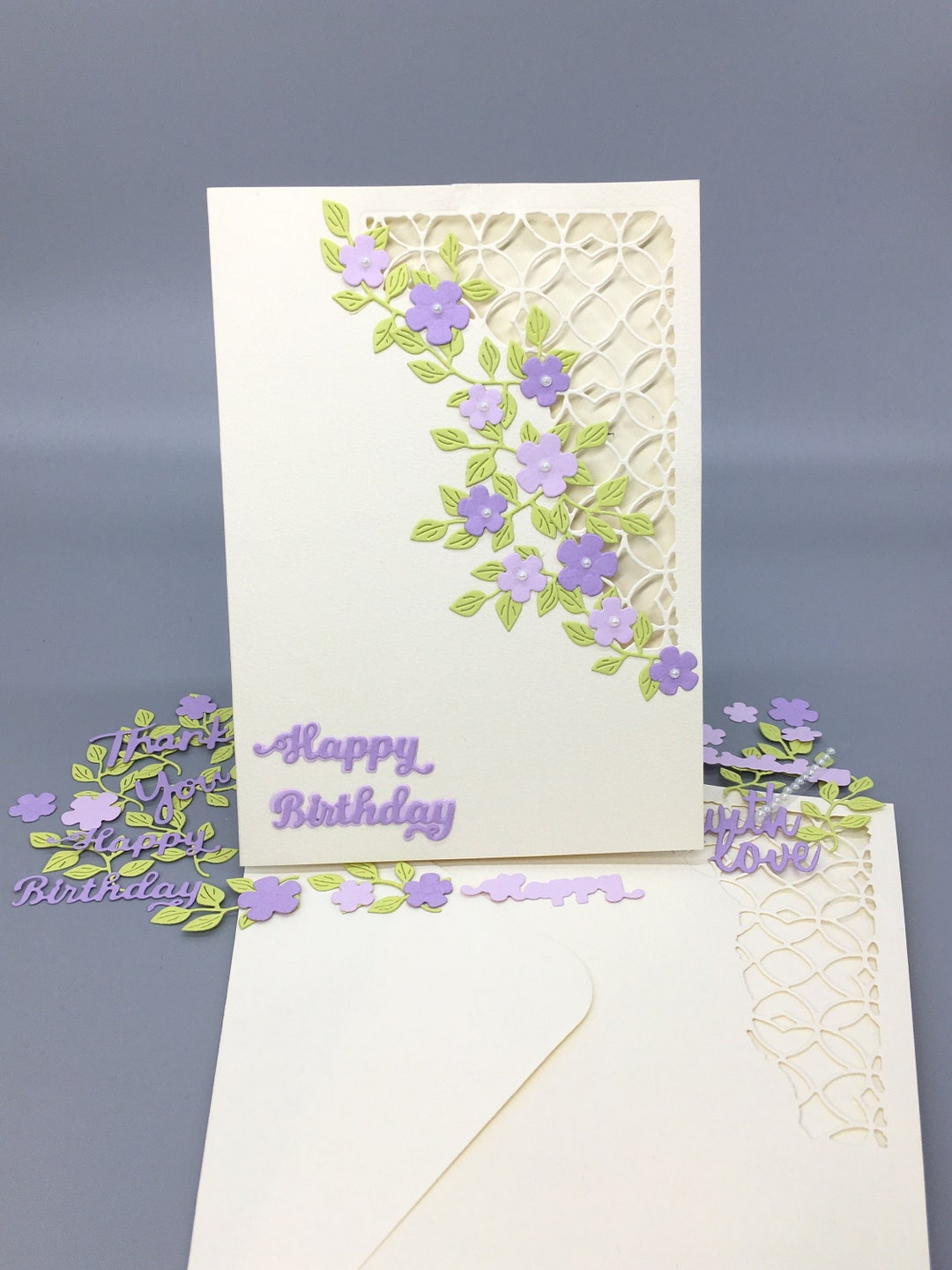 Birthday Card Making Kit Greeting DIY Card Kit Handmade Birthday Cards ...