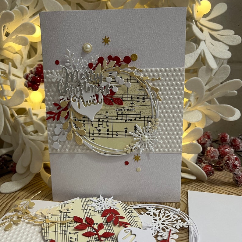 Christmas Card Making Kit - DIY Christmas Card Kit - Handmade Christmas ...