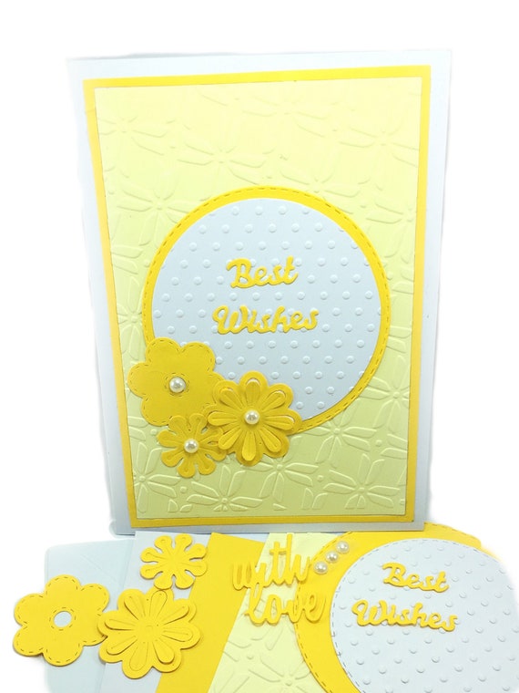 Card Making Kit DIY Wishes Card Kit Handmade Birthday | Etsy