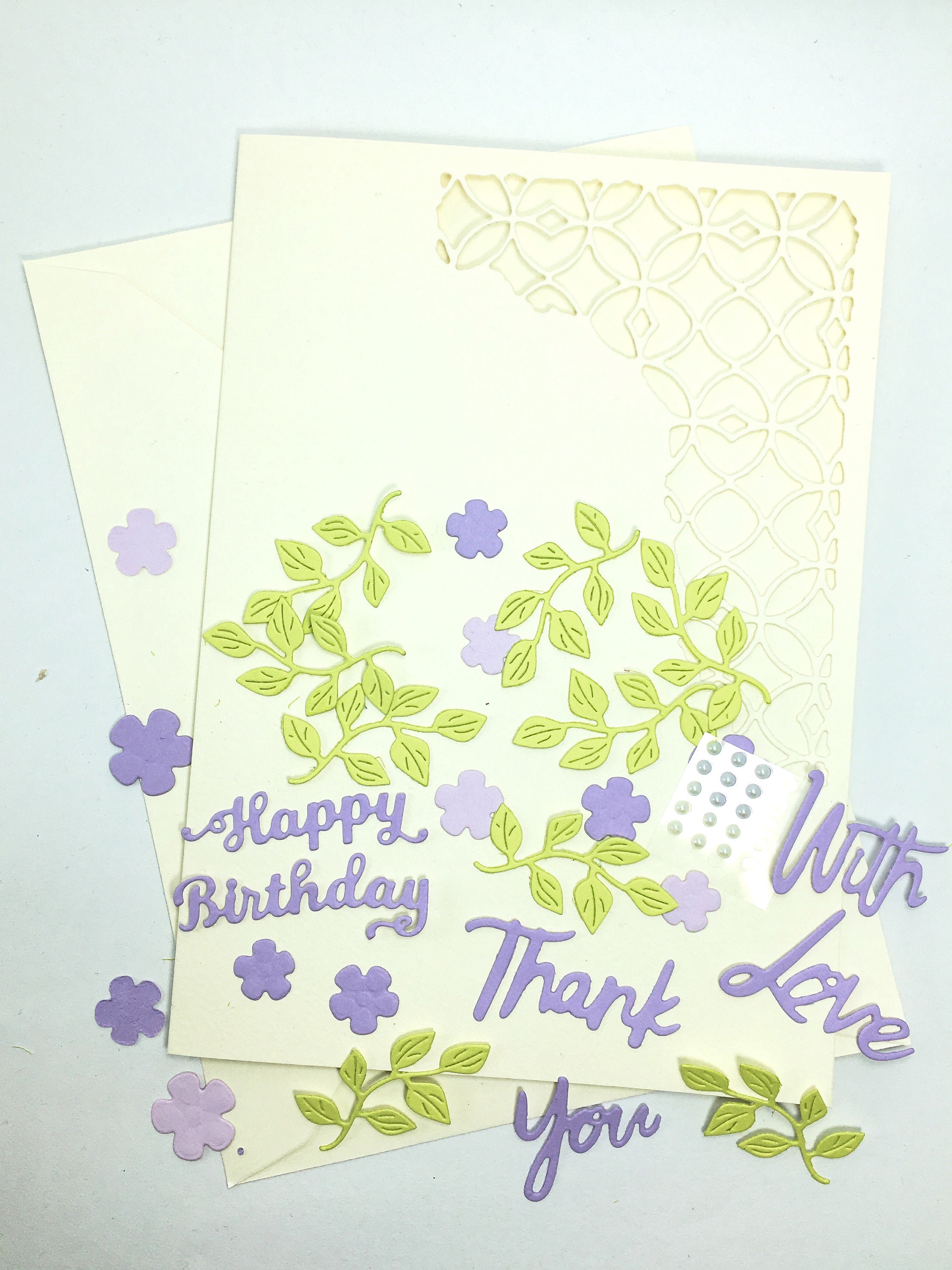 Birthday Card Making Kit Greeting DIY Card Kit Handmade - Etsy