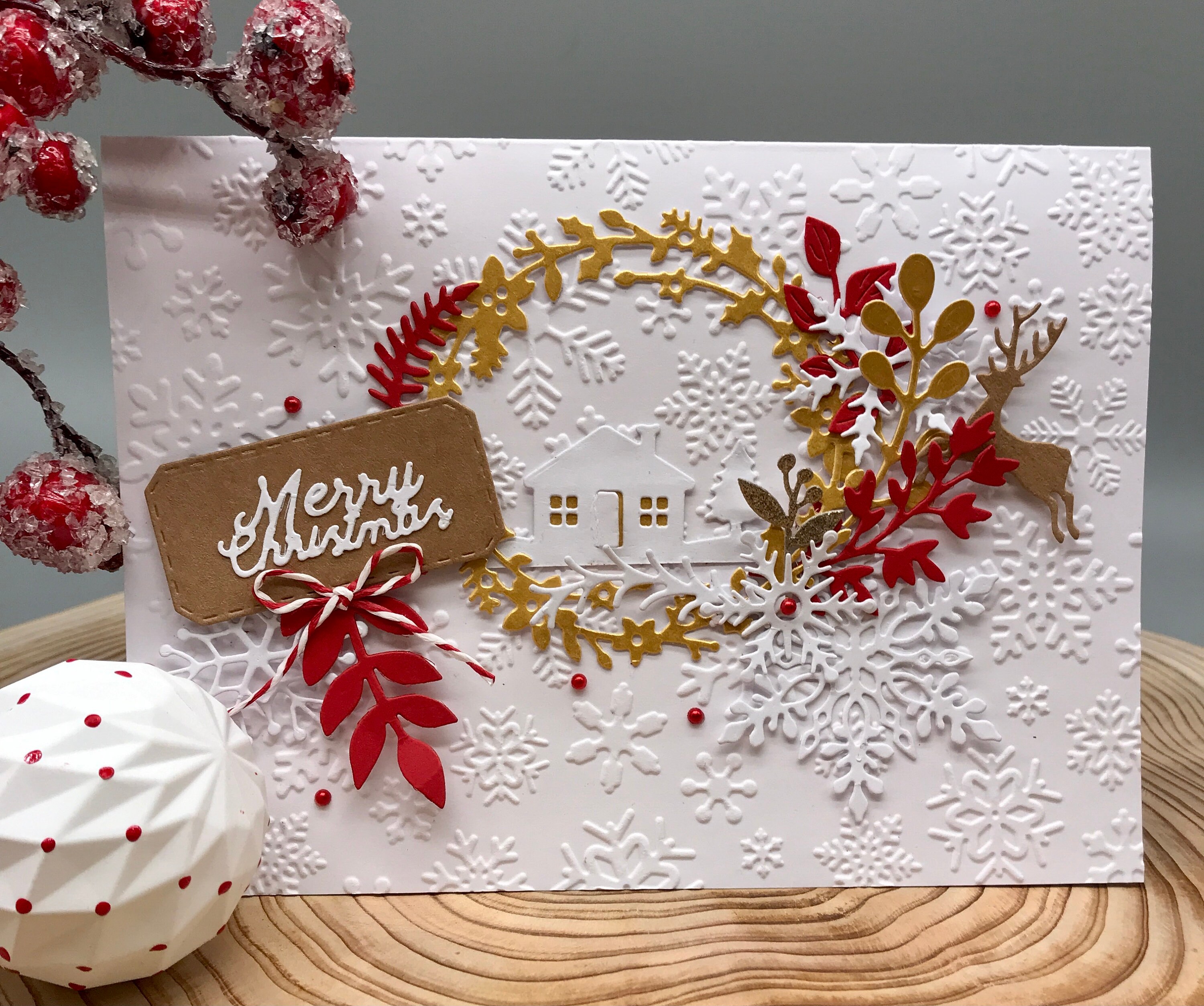 Luxury Christmas Card Making Kit - DIY Christmas Card Kit - Handmade ...