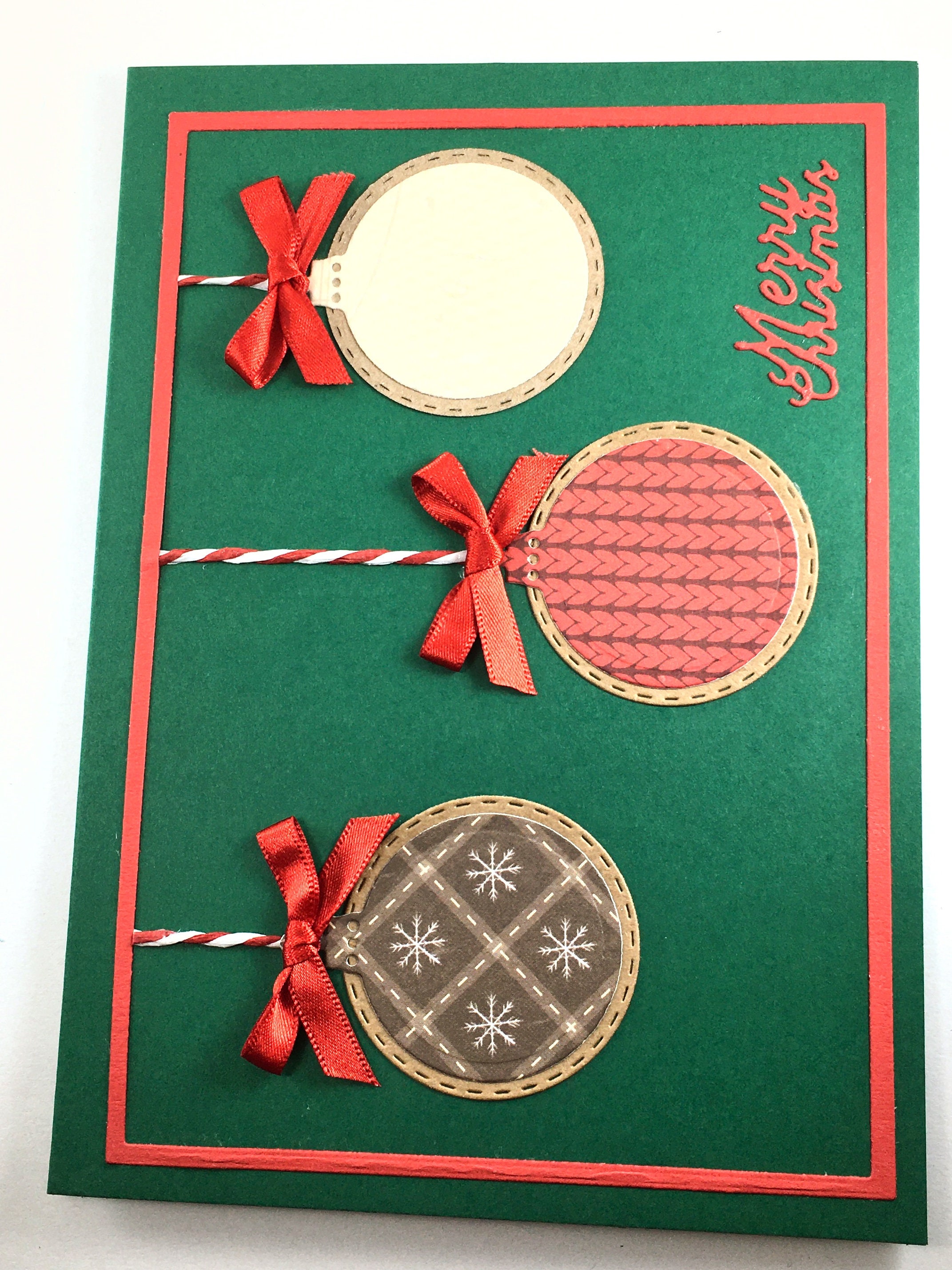Christmas Card Making Kit DIY Christmas Card Kit Handmade - Etsy UK