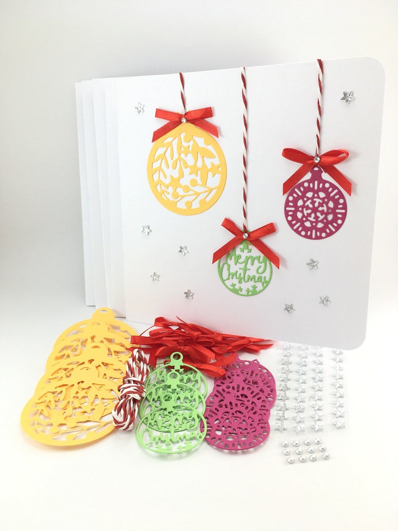 Christmas Card Kit Handmade Card Kit Xmas Card Kit DIY - Etsy UK